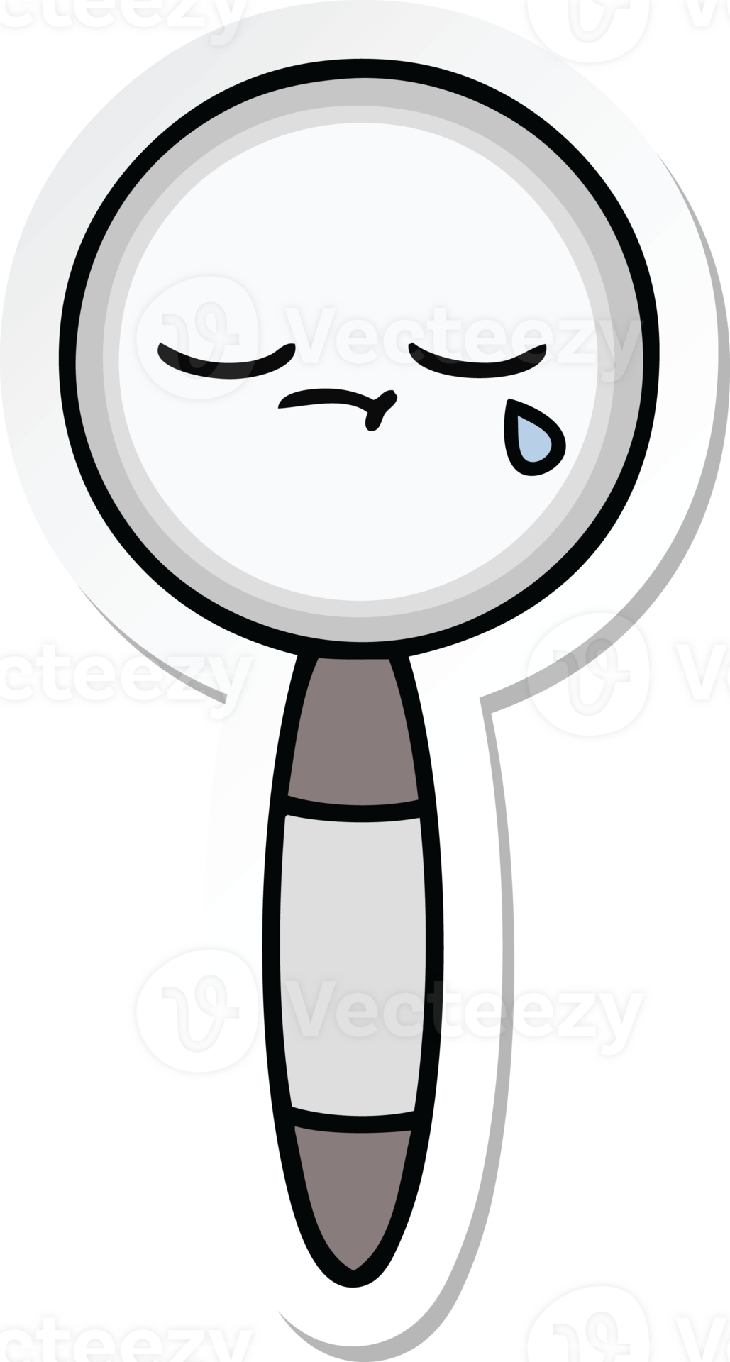 Sticker Of A Cute Cartoon Magnifying Glass 40069650 Png