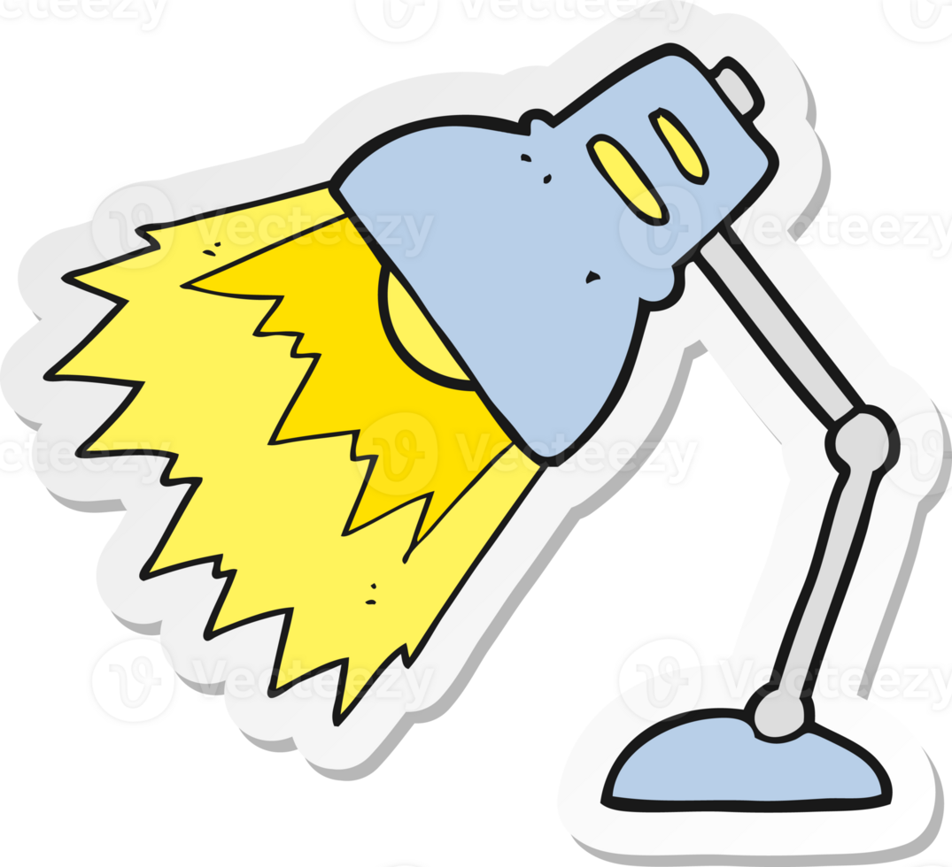 sticker of a cartoon shining lamp 40071561 PNG sticker of a cartoon shining lamp 40071561 PNG