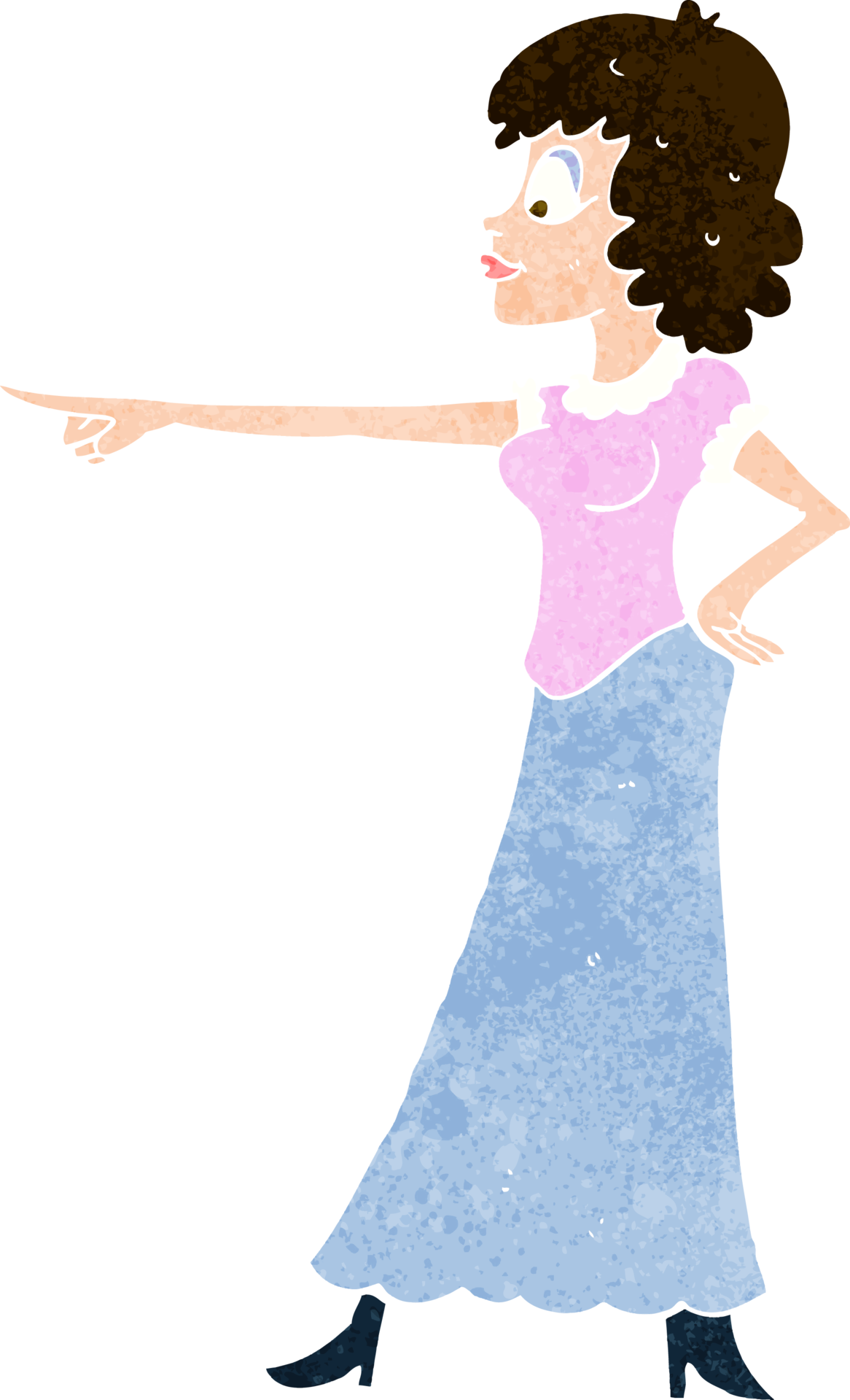cartoon woman pointing finger 40074907 PNG cartoon woman pointing finger 40074907 PNG