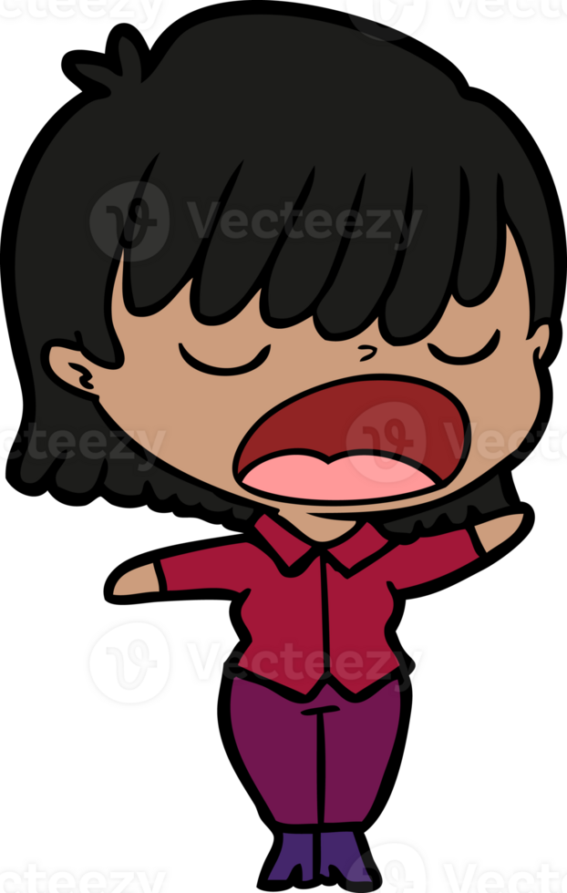 femme de bande dessinée parlant fort 40075207 PNG femme de bande dessinée parlant fort 40075207 PNG