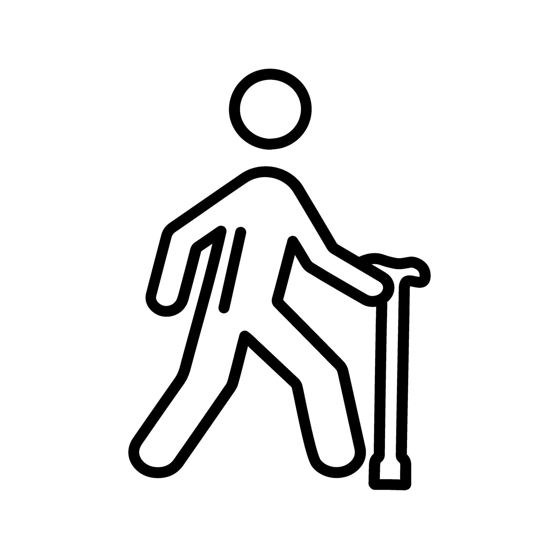 Walking Stick Vector Icon 40085332 Vector Art At Vecteezy