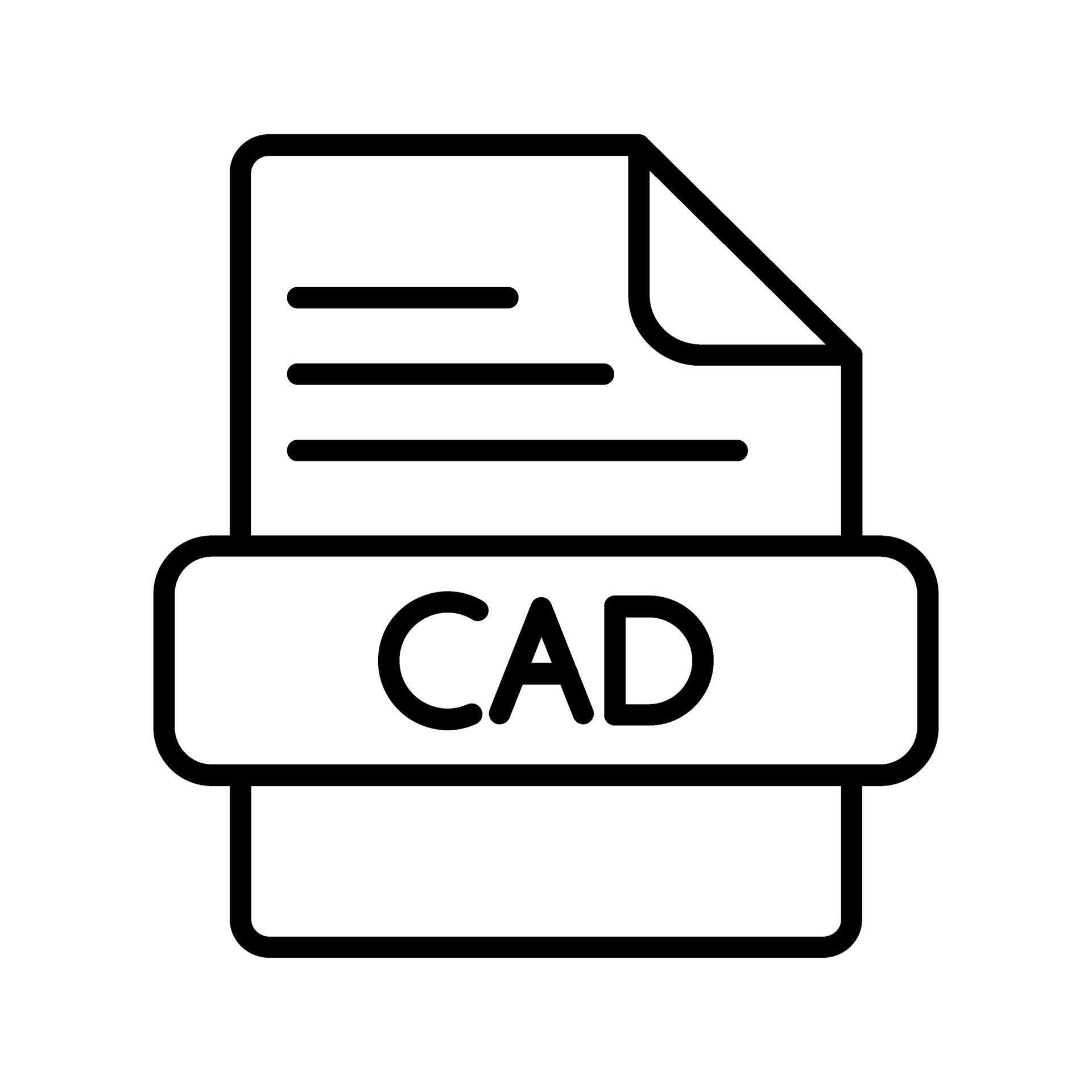 CAD Vector Icon 40088166 Vector Art at Vecteezy