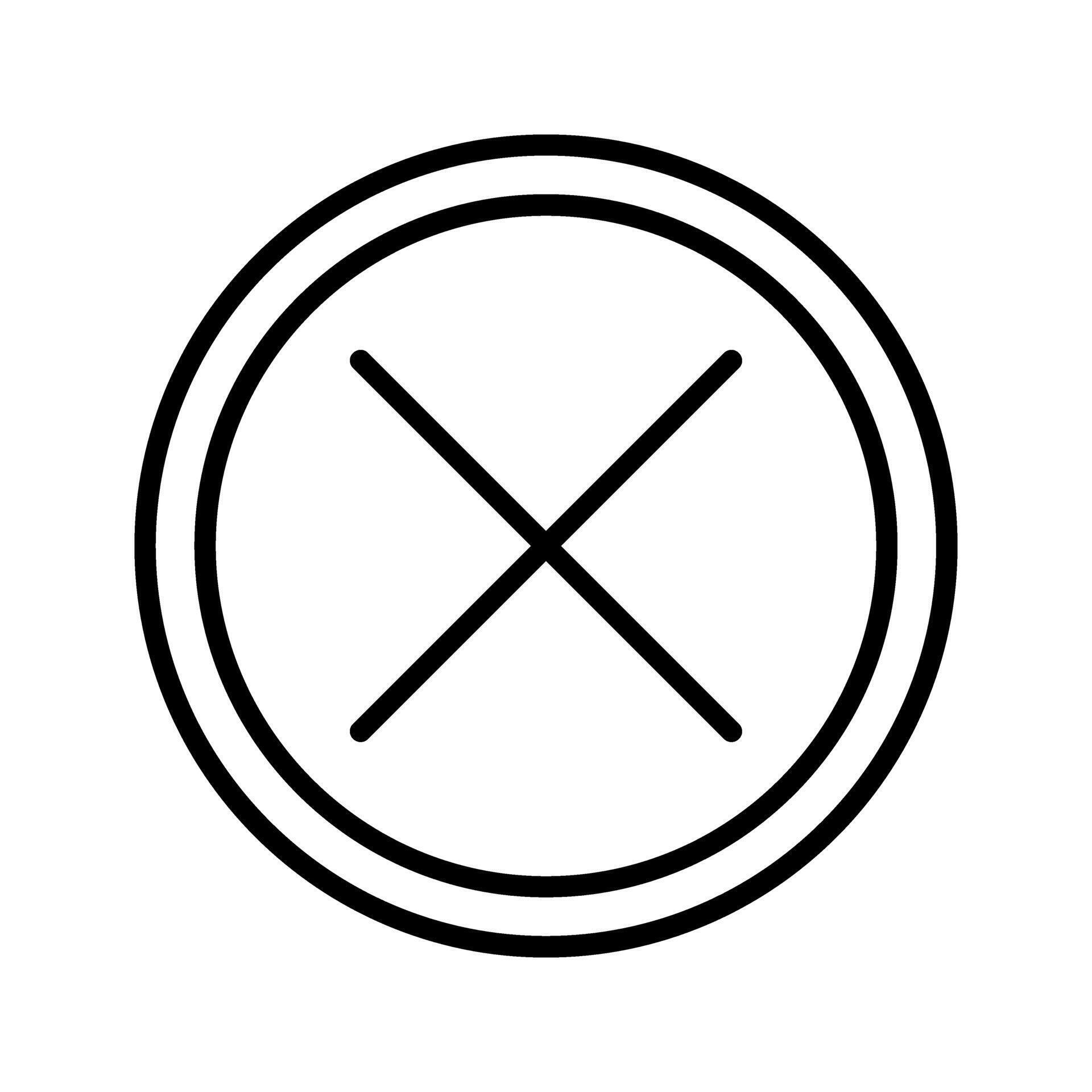 Do Not Cross Vector Icon 40088435 Vector Art at Vecteezy