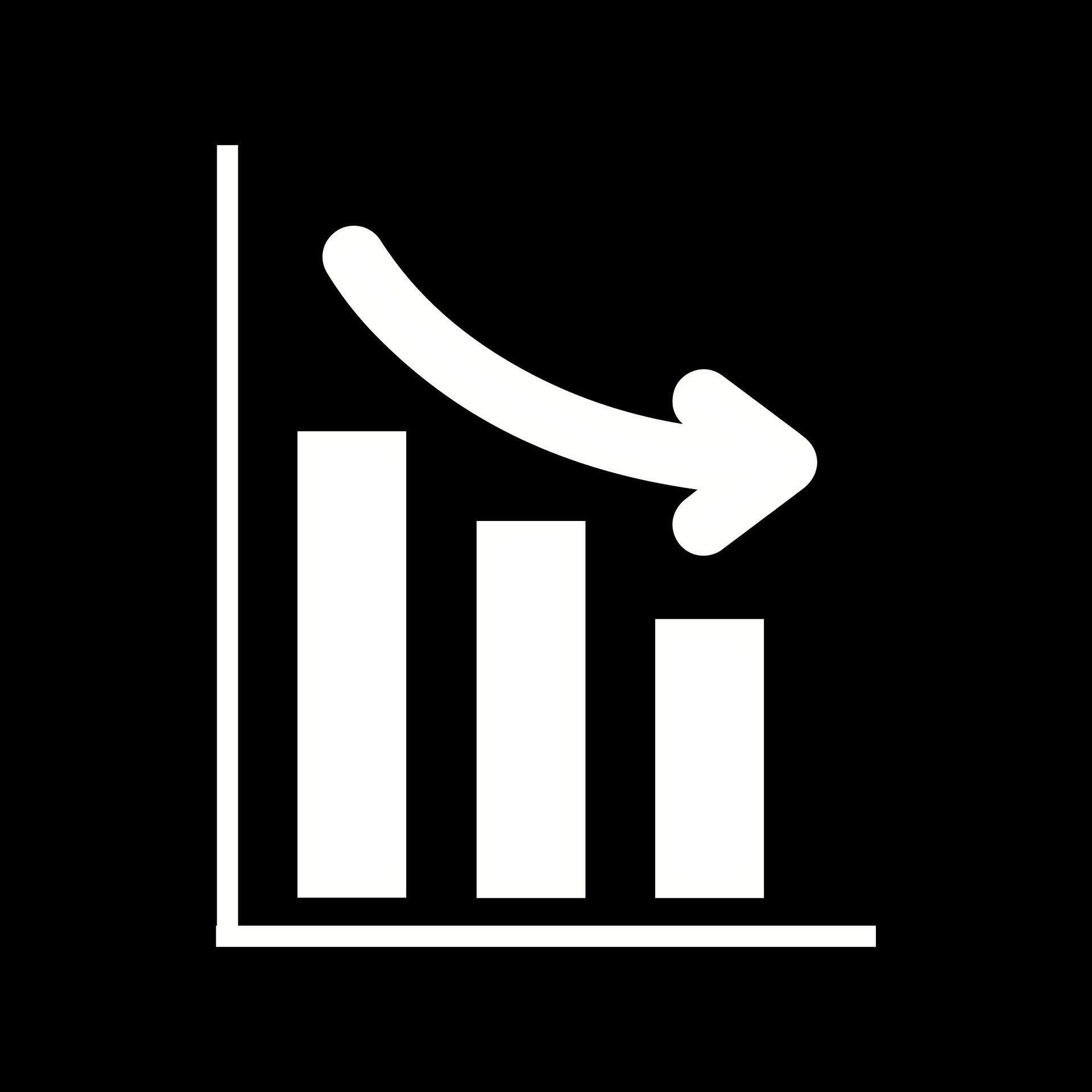 Decrease Vector Icon 40093201 Vector Art at Vecteezy