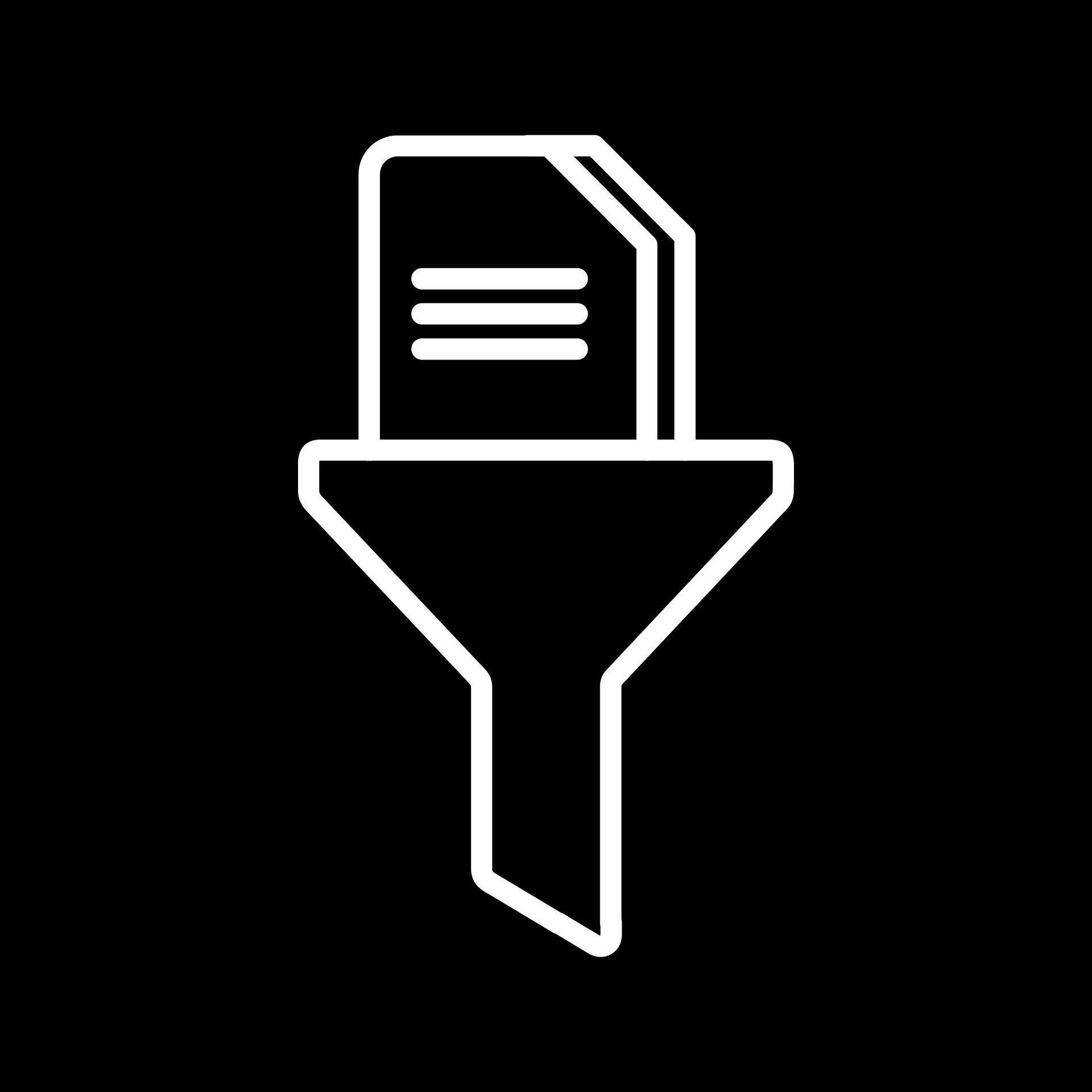 Filtering Document Vector Icon 40094034 Vector Art at Vecteezy