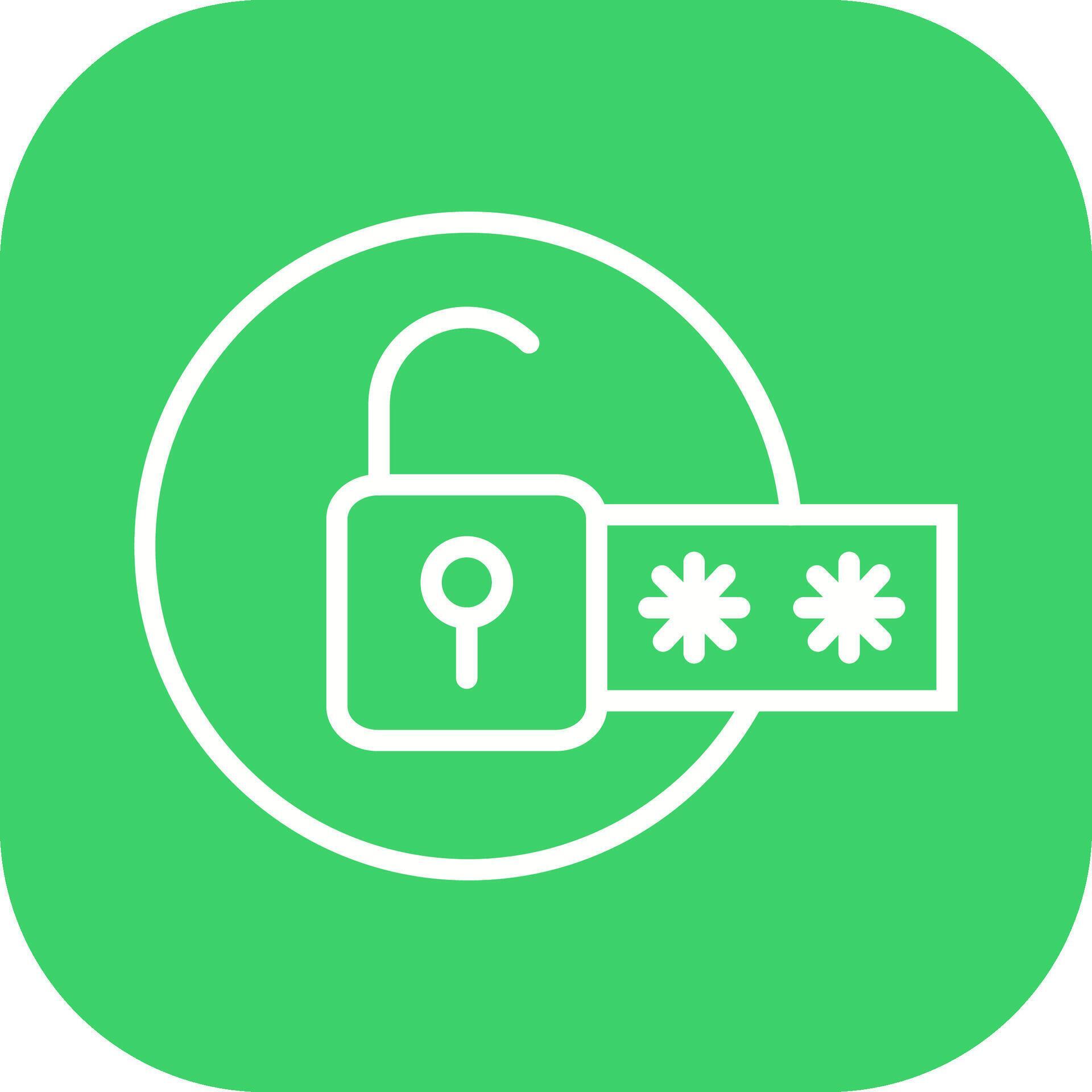 Passcode Lock I Vector Icon 40101797 Vector Art at Vecteezy