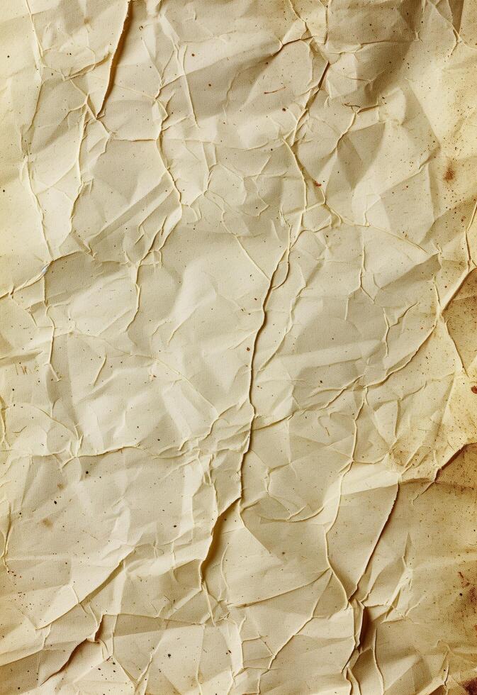 AI generated Old, crumpled paper background. 40109222 Stock Photo at ...