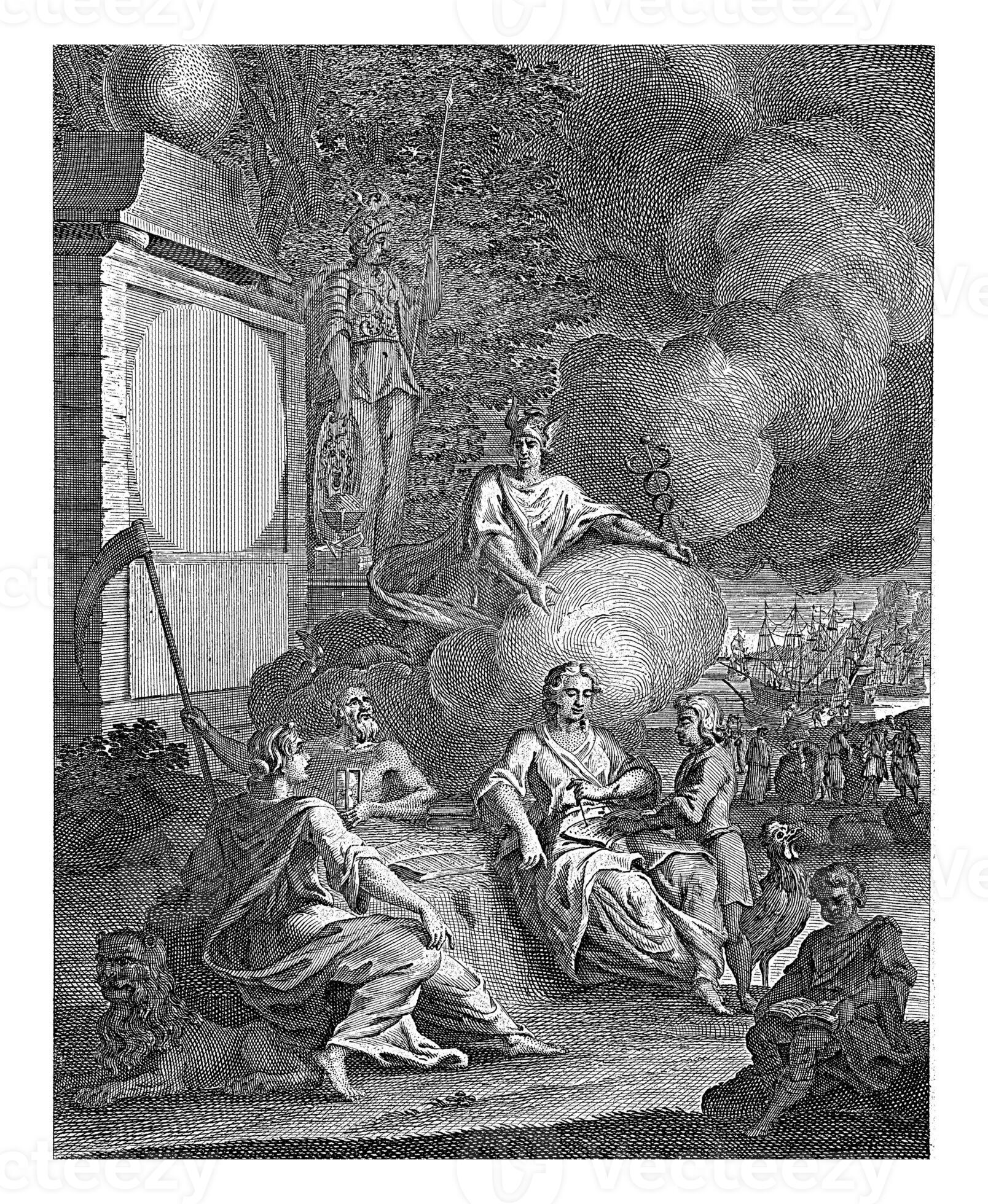 Title page for 'The Great French and Low German Dictionary 40117045 Stock Photo at Vecteezy