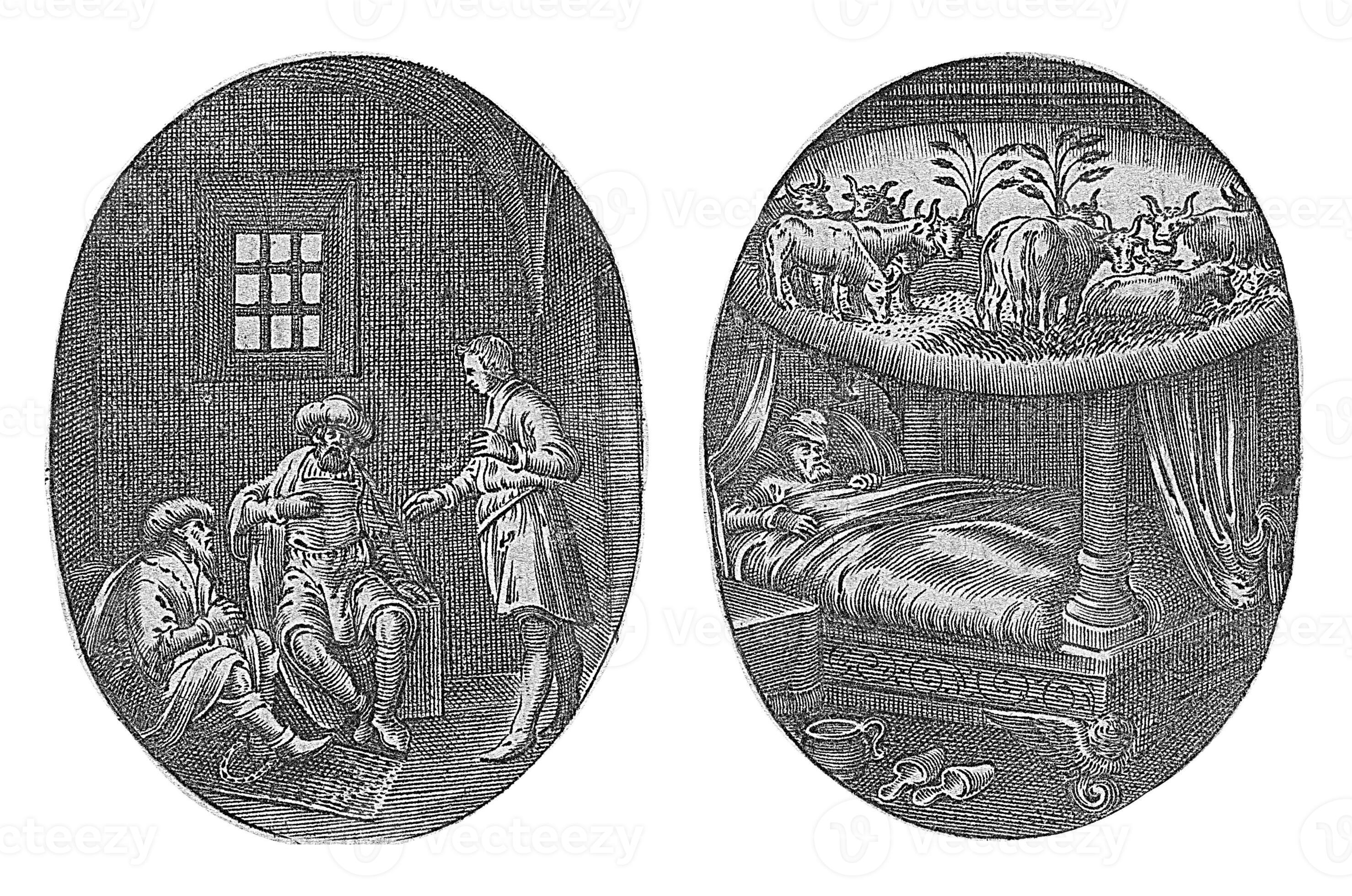 Joseph interprets dreams of cupbearer and baker The dream of the ... Joseph interprets dreams of cupbearer and baker The dream of the ...