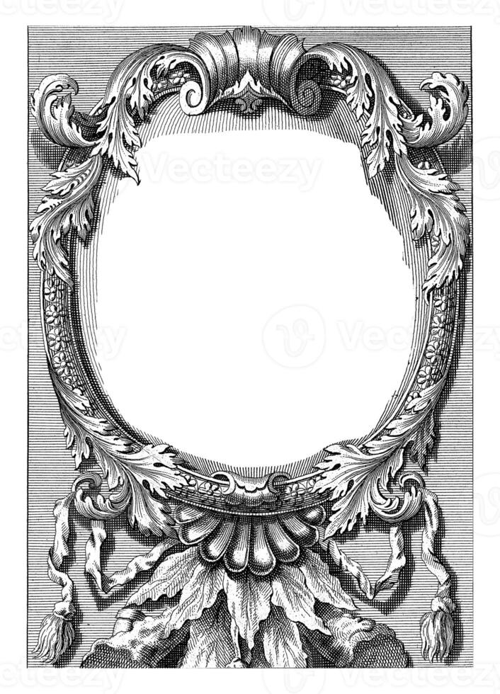 Cartouche with Latin text, Johannes Hondius, 1700 - 1799 40122034 Stock Photo at Vecteezy