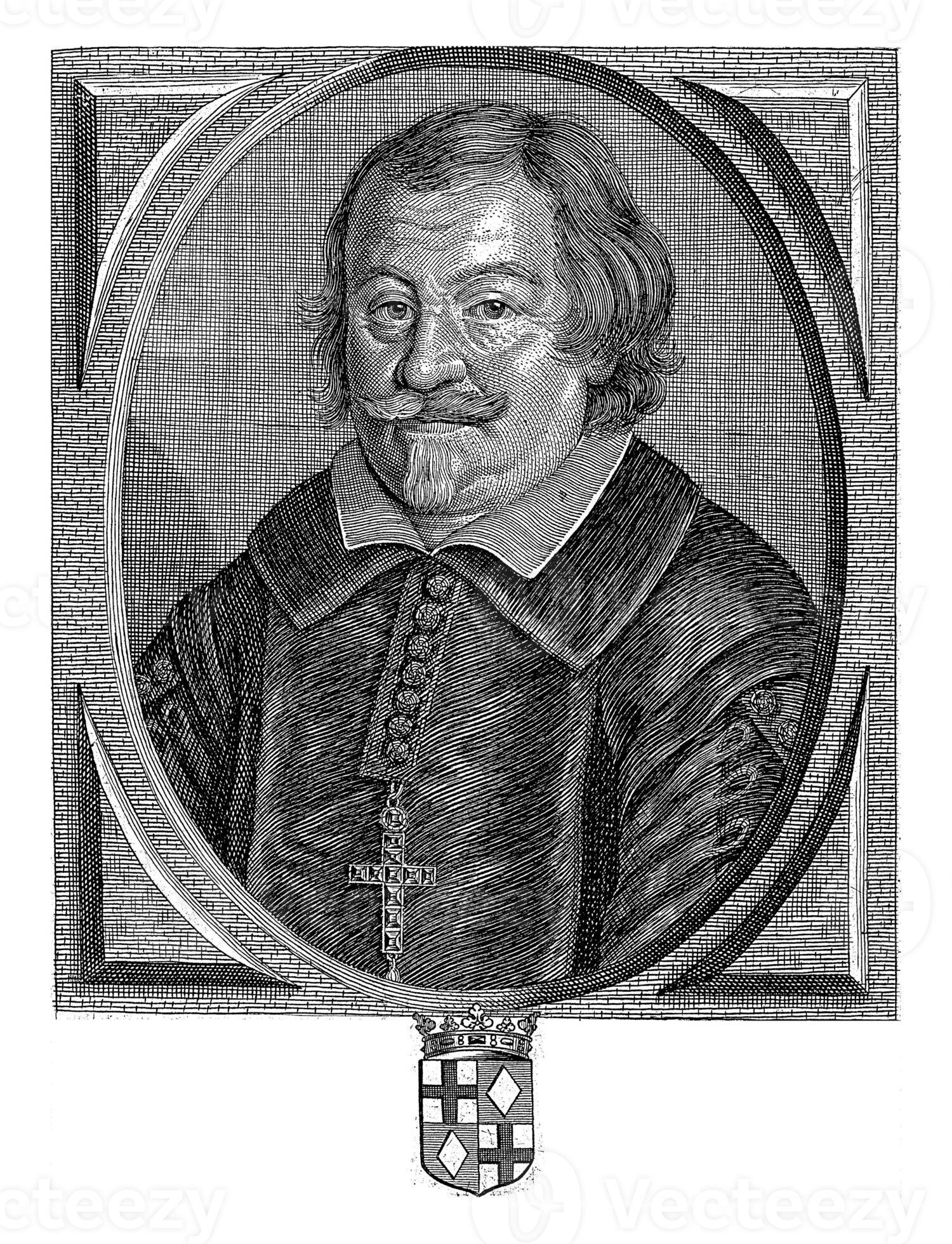 Portrait of Joachim van Graveneck, Pieter de Jode II, 1628 - 1670 40129985 Stock Photo at Vecteezy