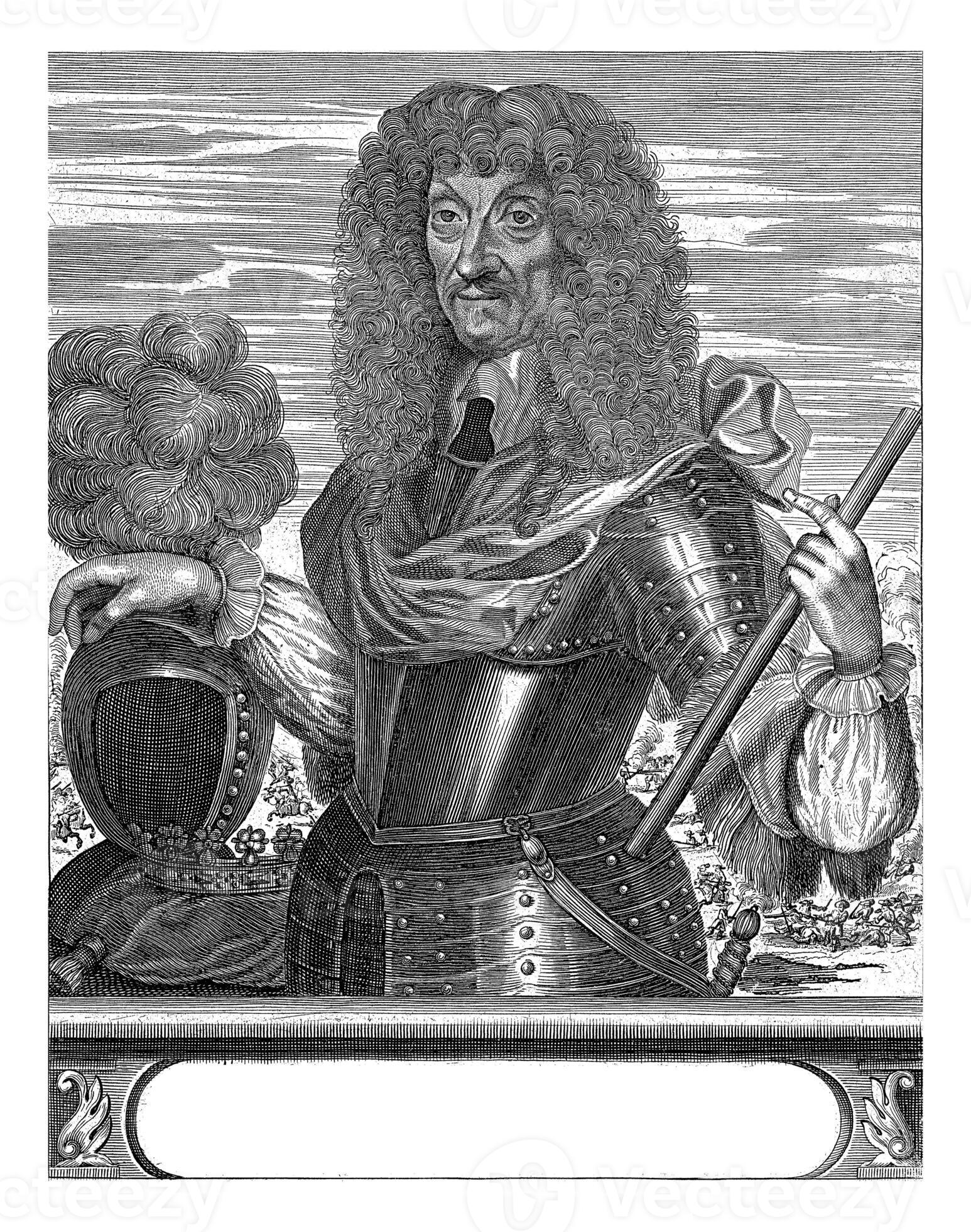 Portrait of Charles IV, Duke of Lorraine, Christian Hagen, c. 1663 - 1695 40130537 Stock Photo ...