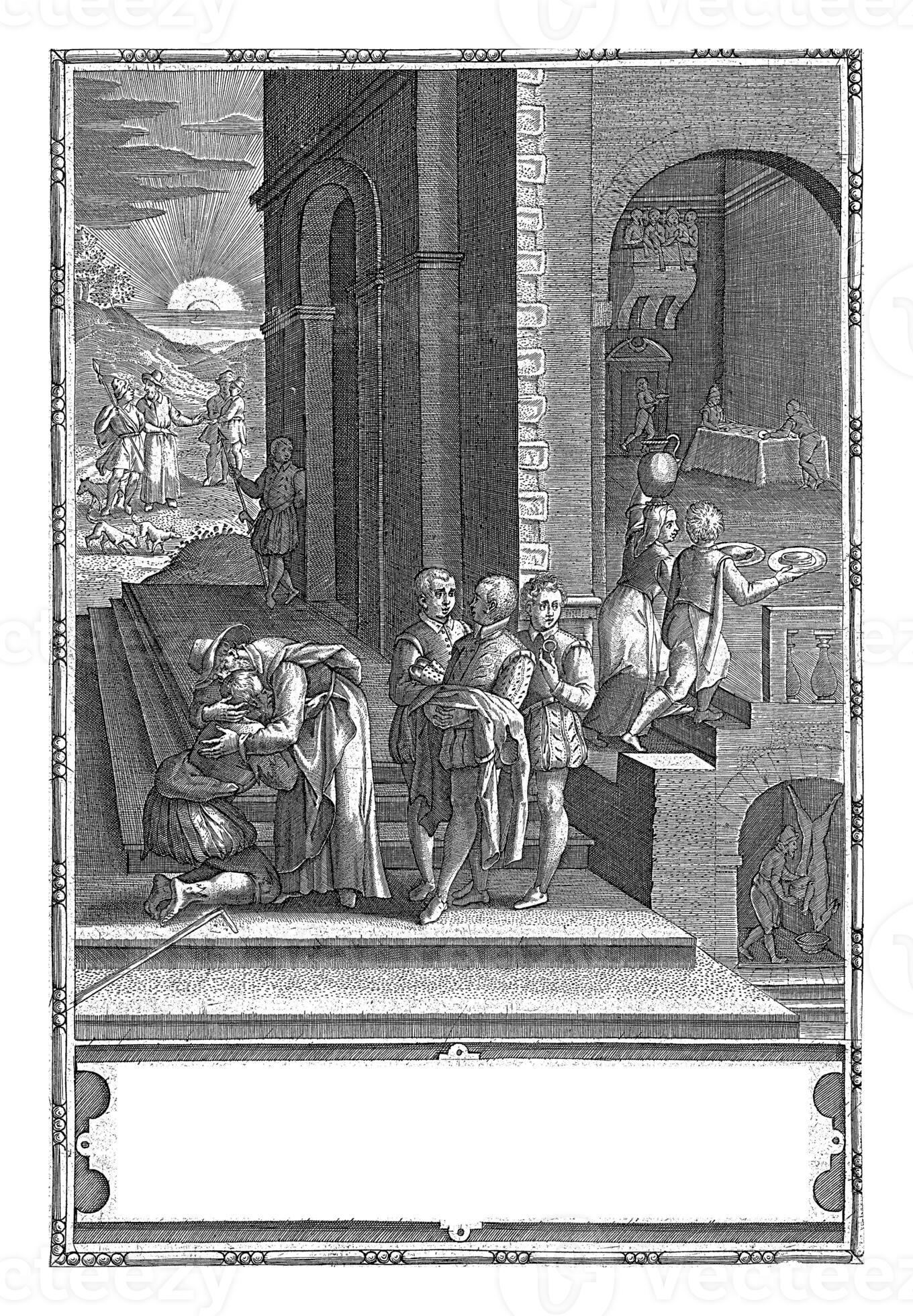 Parable Of The Prodigal Son The Prodigal Son Returns Home Dominicus Custos C 1579 C 1615