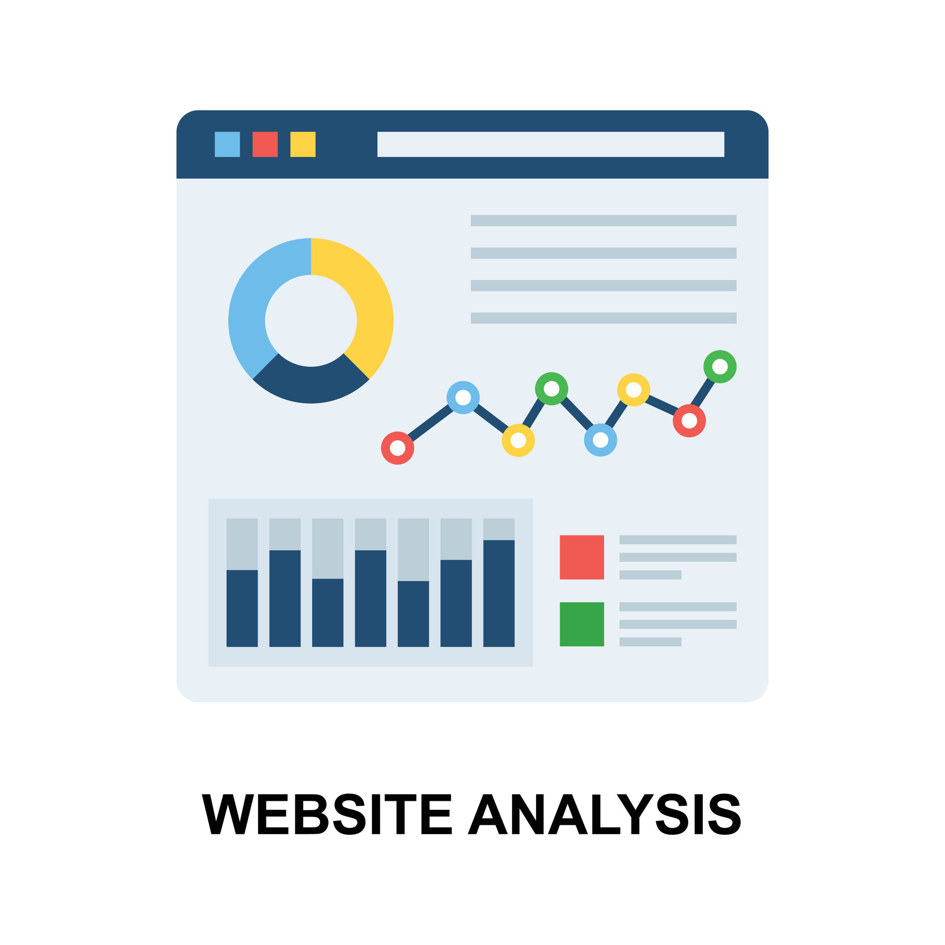 Online Data Analysis Vector Design Premium Concept Icon Of Web Analytics 40155571 Vector Art At