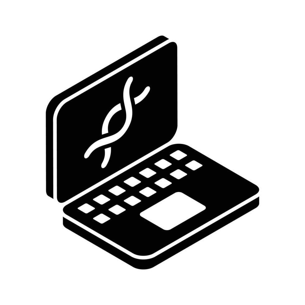 Isometric icon of dna analysis, dna inside laptop screen 40157242 ... Isometric icon of dna analysis, dna inside laptop screen 40157242 ...