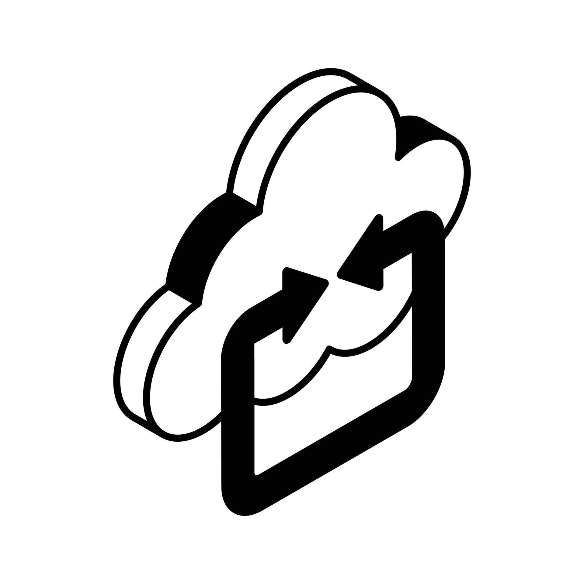 Grab this beautiful icon of cloud syncing, cloud update vector design ... Grab this beautiful icon of cloud syncing, cloud update vector design ...