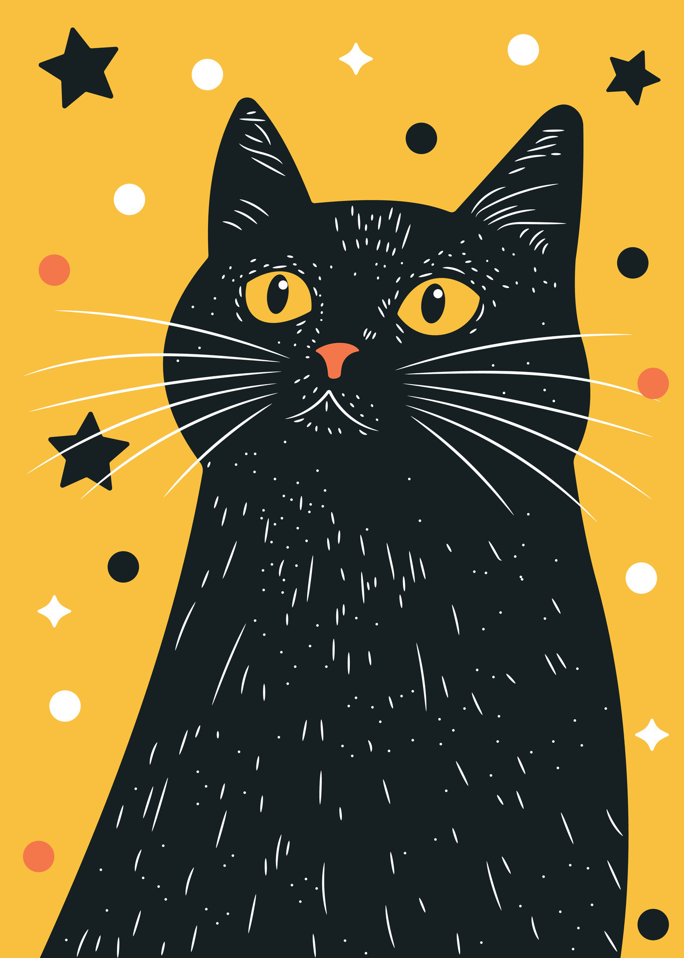 Vector cat illustration 40181595 Vector Art at Vecteezy