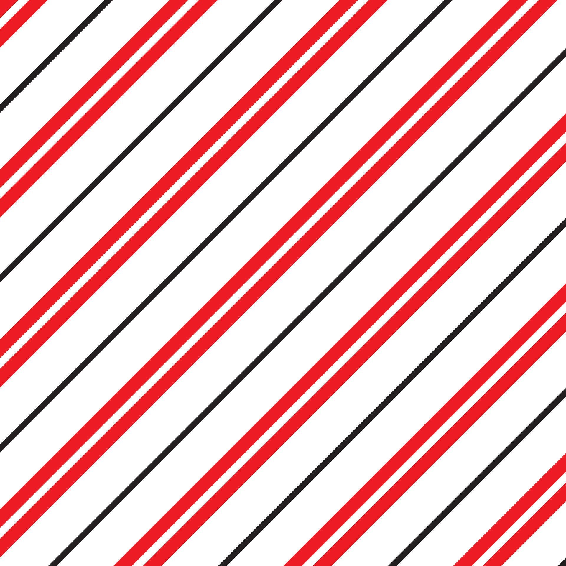 Abstract Simple Red Black Color 45 Degree Angle Daigonal Line Pattern