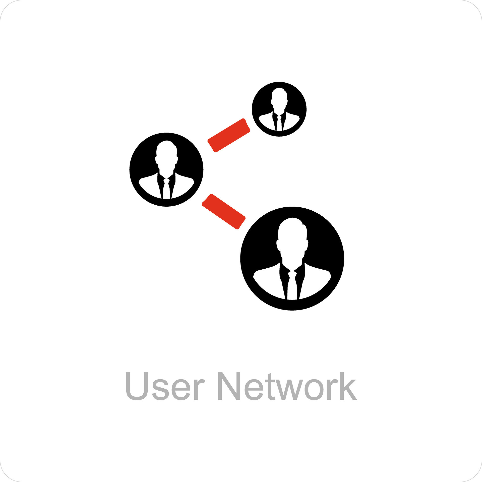 User Network And Connection Icon Concept 40184584 Vector Art At Vecteezy