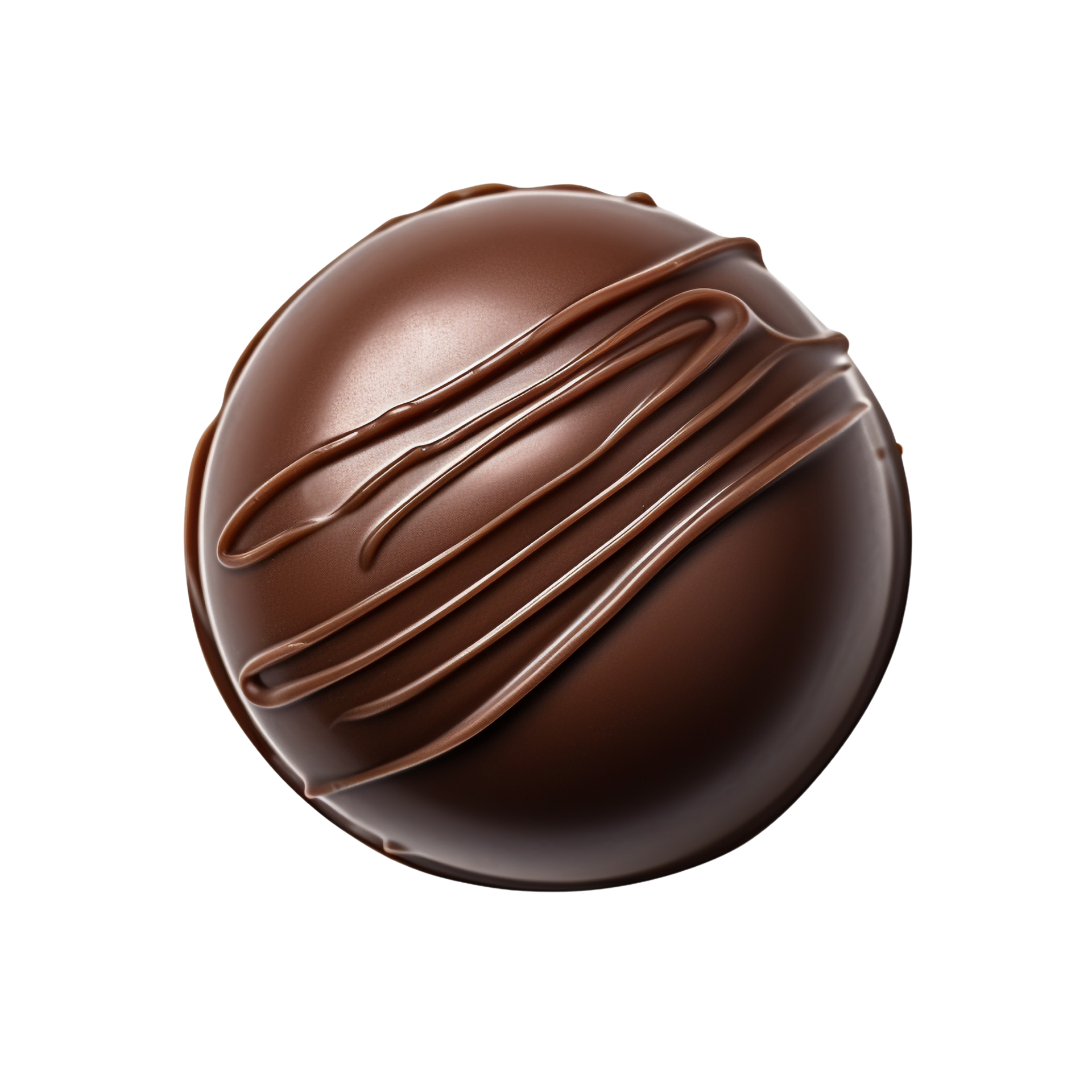 Ai Generated Chocolate Candy Top View Clip Art 40185132 Png