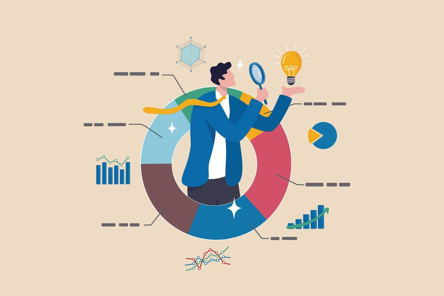 Data analysis for business insight, intelligence information on ...