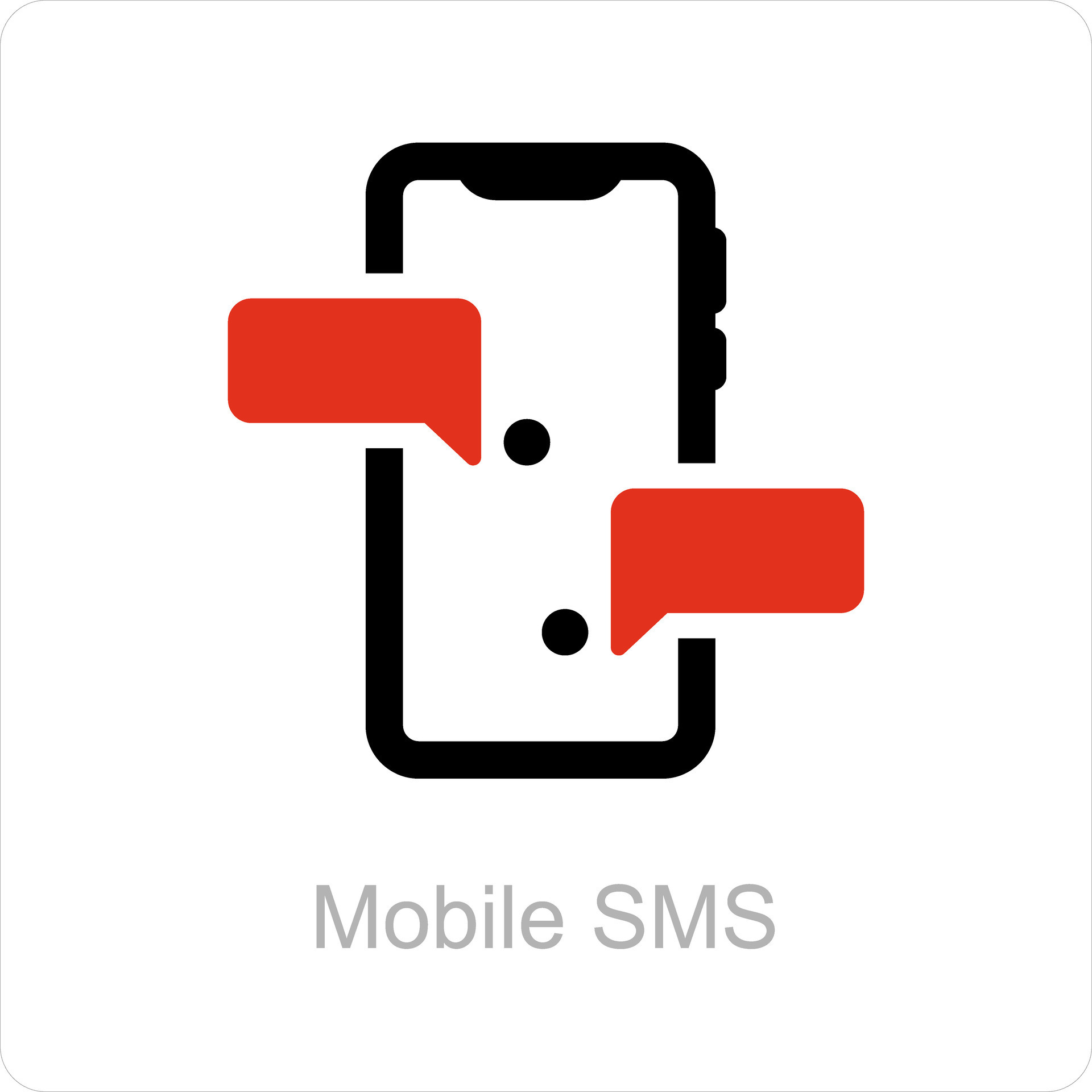 Mobile Sms and phone icon concept 40188571 Vector Art at Vecteezy