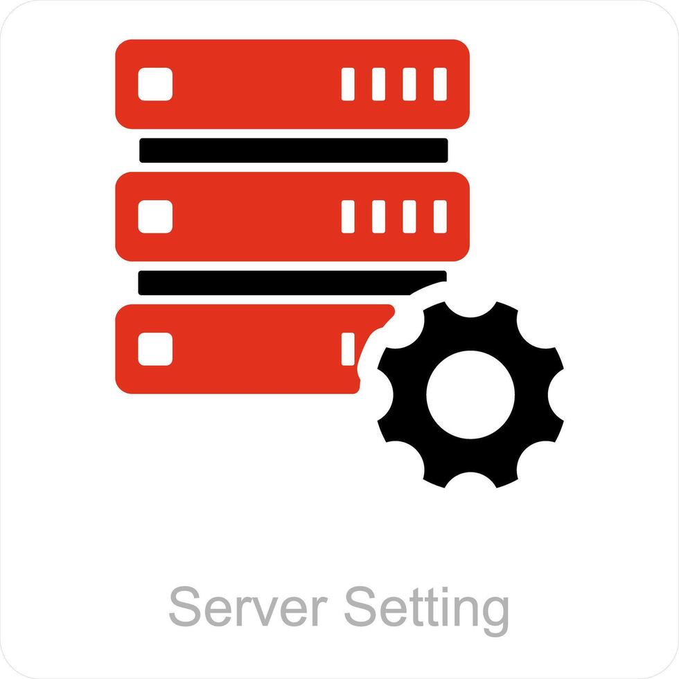 server setting and server icon concept 40191760 Vector Art at Vecteezy