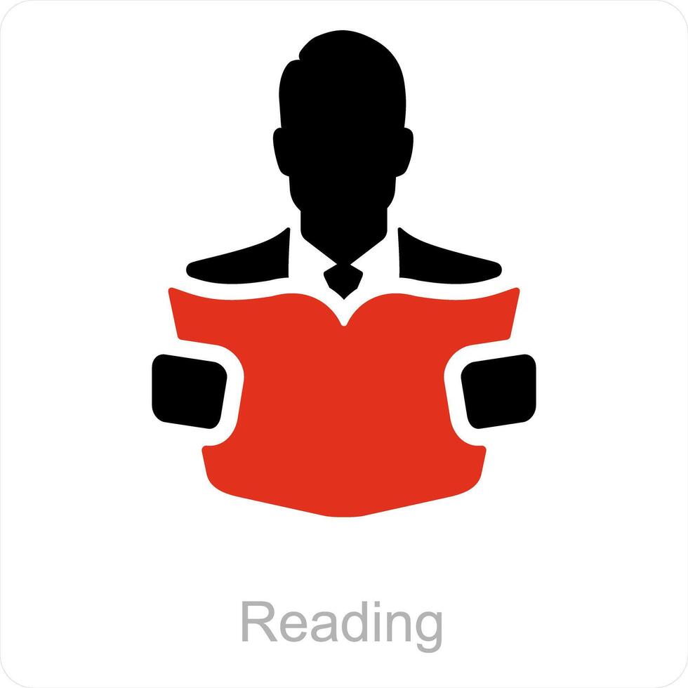 Reading and book icon concept 40192405 Vector Art at Vecteezy