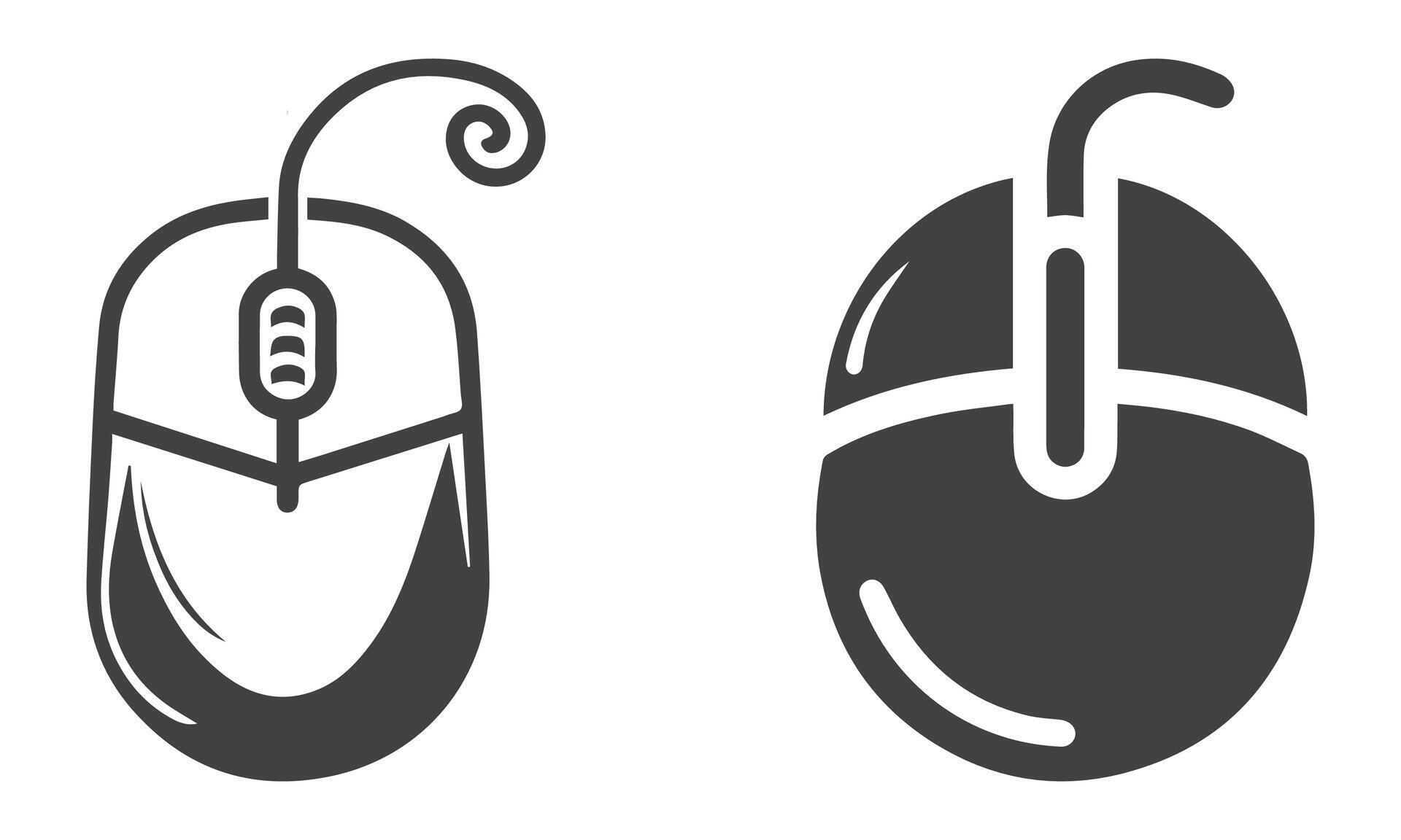 Computer mouse Vector. Computer mouse icons or logo isolated sign ...