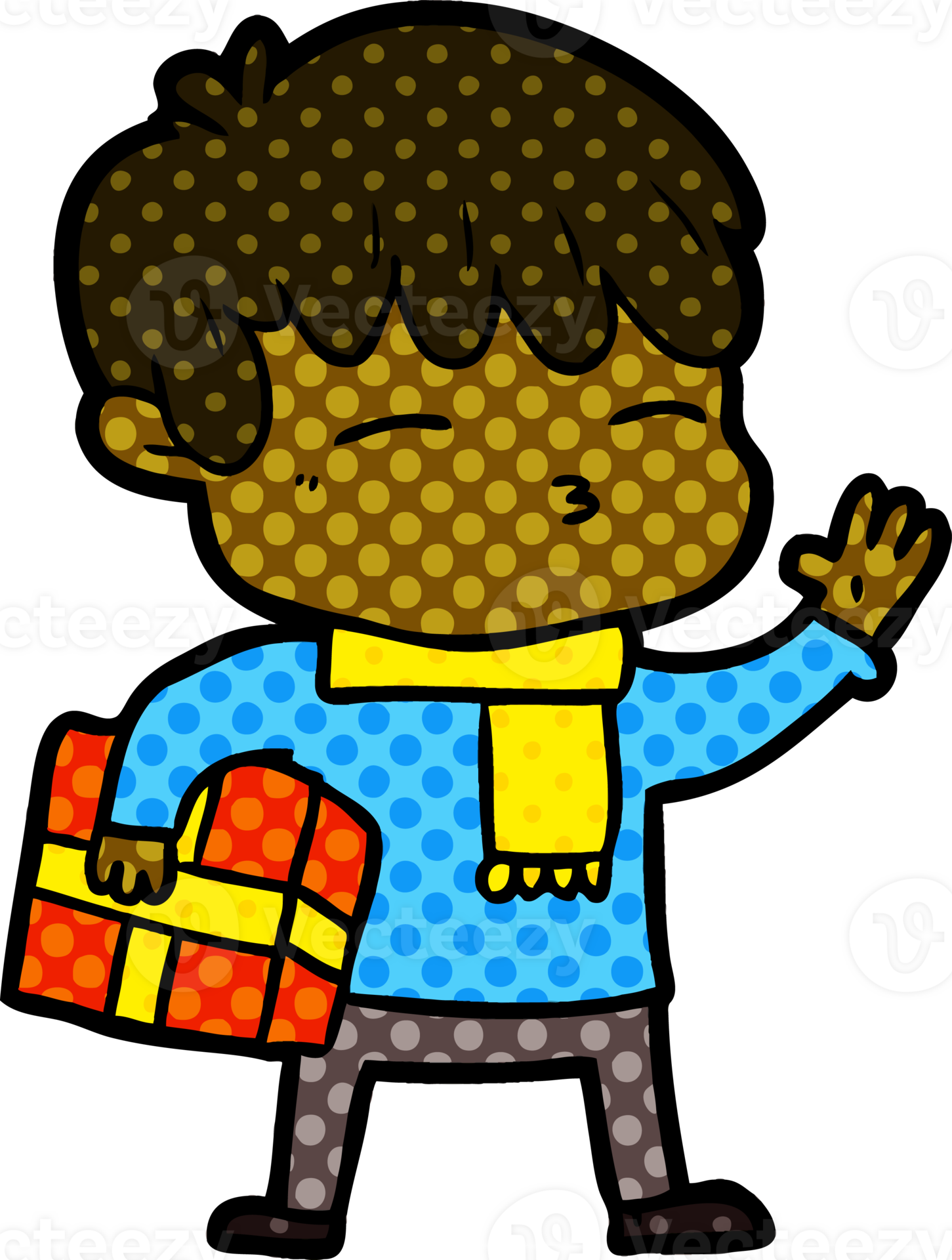 cartoon curious boy 40198224 PNG