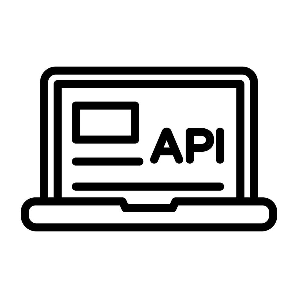 Trendy Design Of Application Programming Interface 40200579 Vector Art