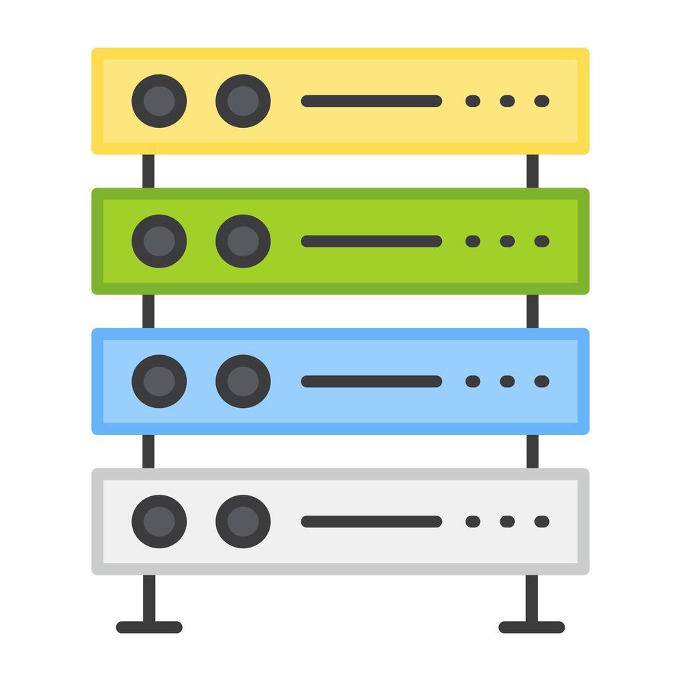Modern design icon of data server rack 40202130 Vector Art at Vecteezy