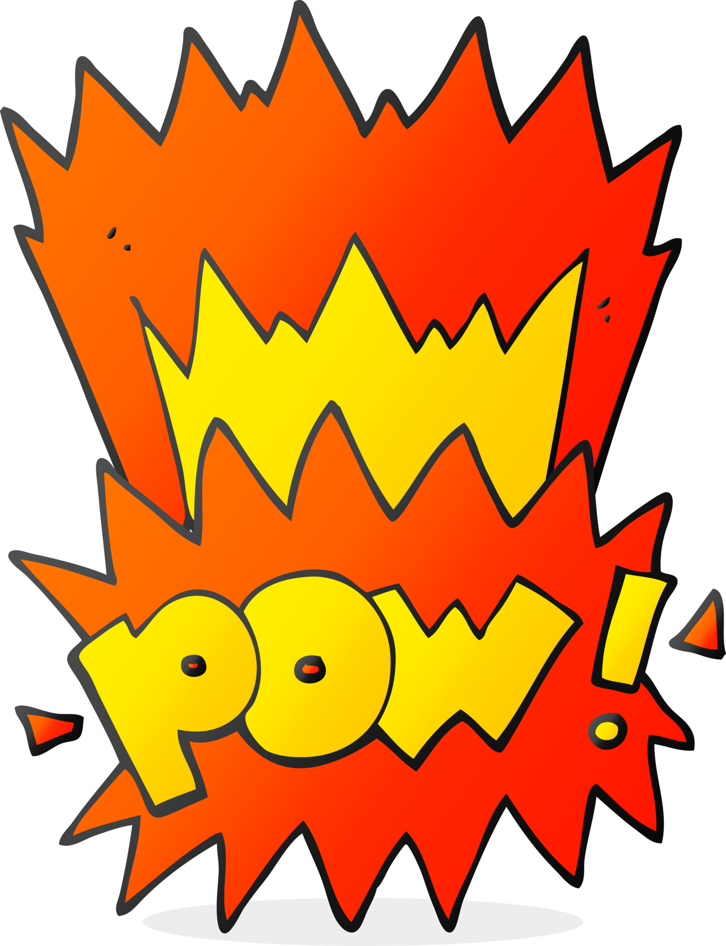 hand drawn cartoon pow symbol 40202214 PNG hand drawn cartoon pow symbol 40202214 PNG