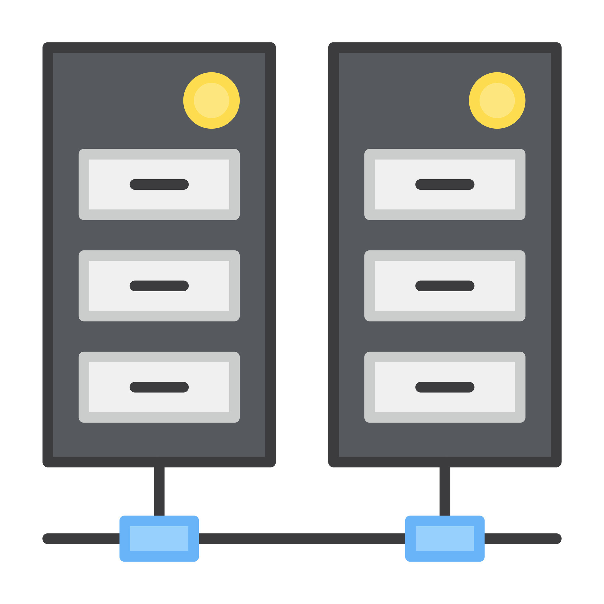 Modern design icon of data server network 40203015 Vector Art at Vecteezy