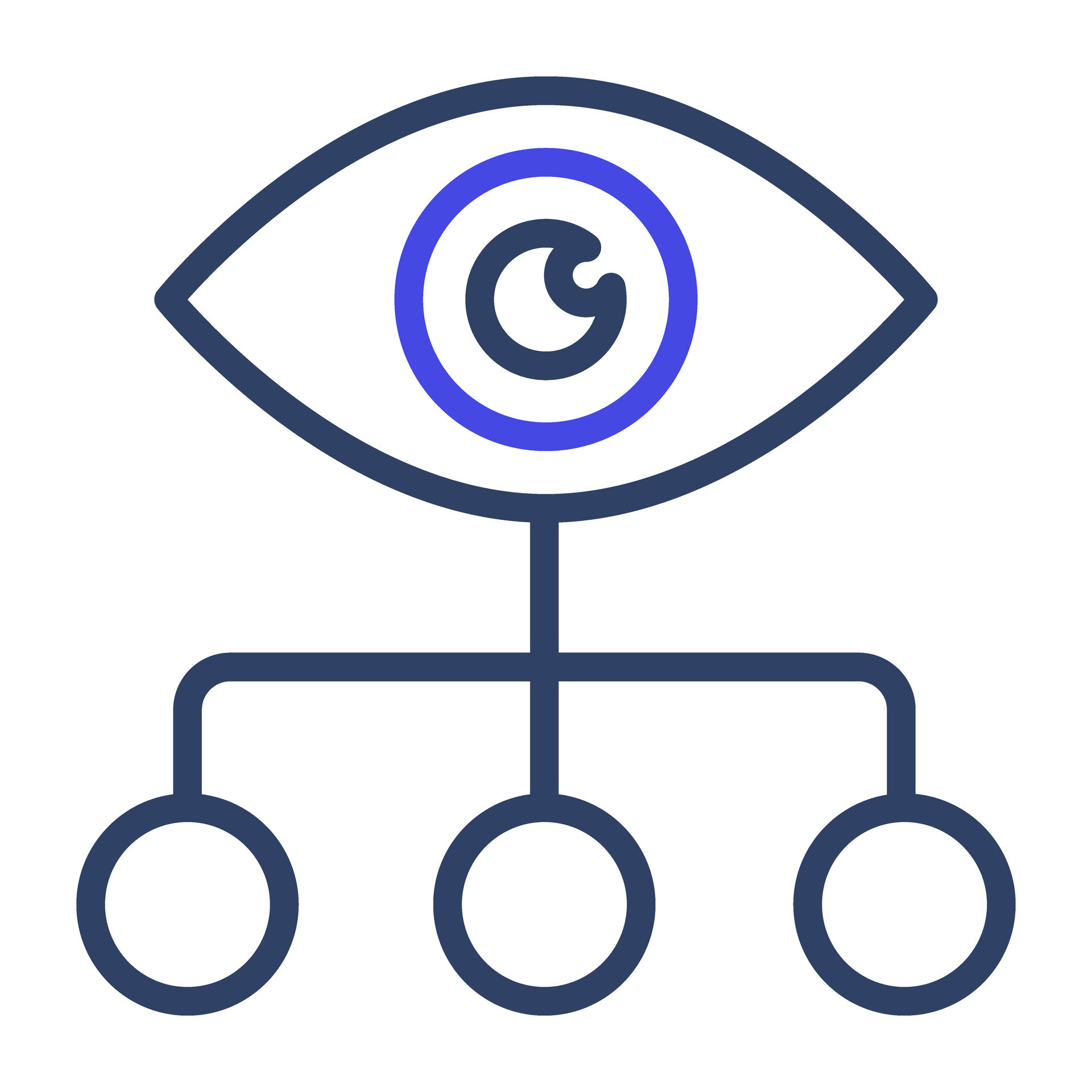 An Outline Design Icon Of Network Monitoring 40203056 Vector Art At Vecteezy