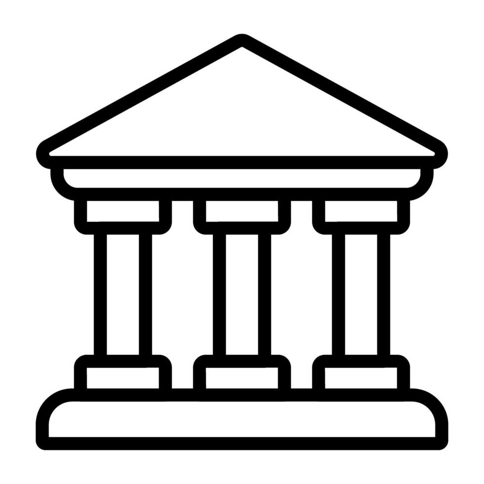 Outline design icon of library 40204435 Vector Art at Vecteezy