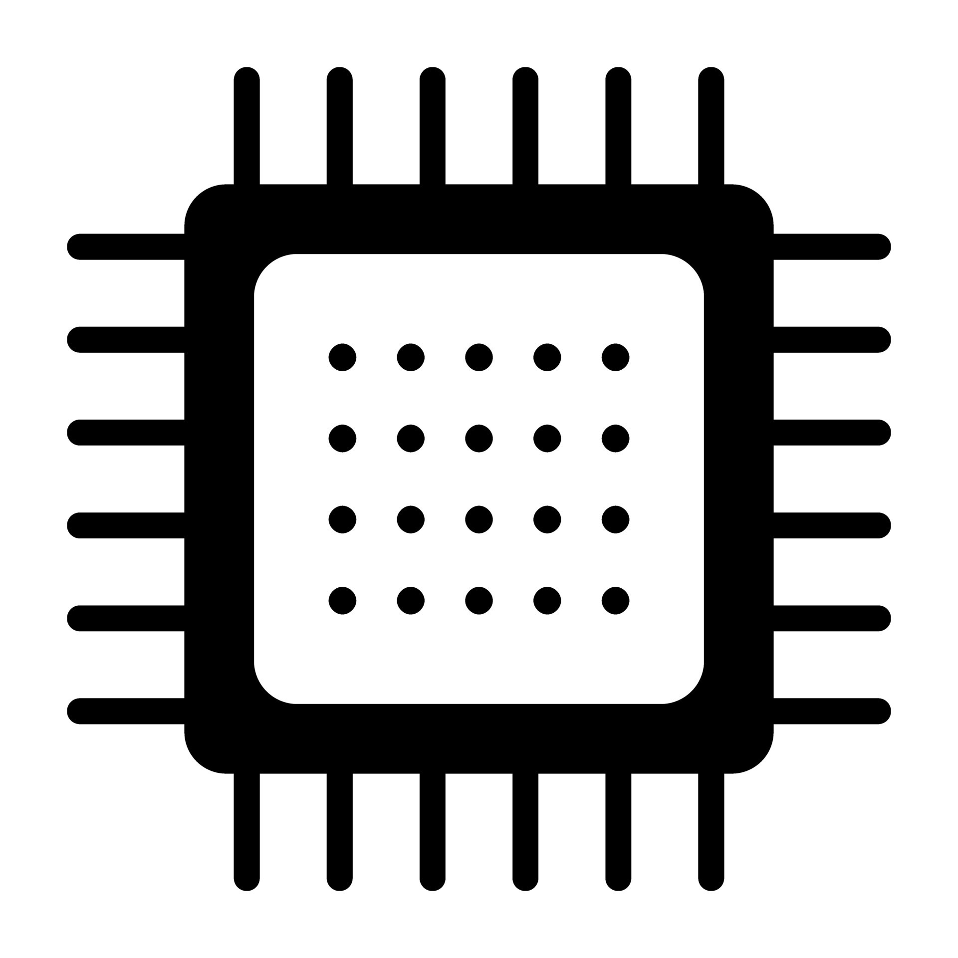 A solid design of microprocessor 40204992 Vector Art at Vecteezy