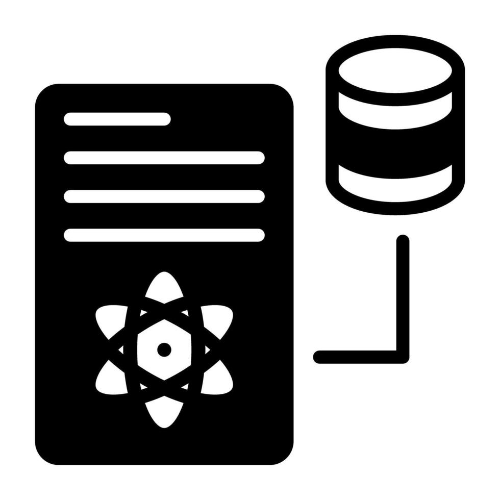 A solid design, icon of data science 40205172 Vector Art at Vecteezy