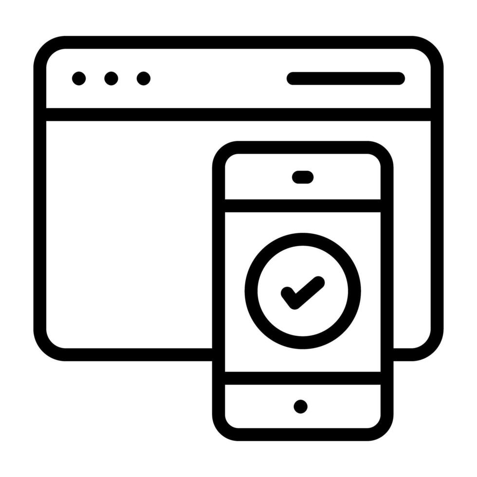 An icon design of app testing 40205298 Vector Art at Vecteezy