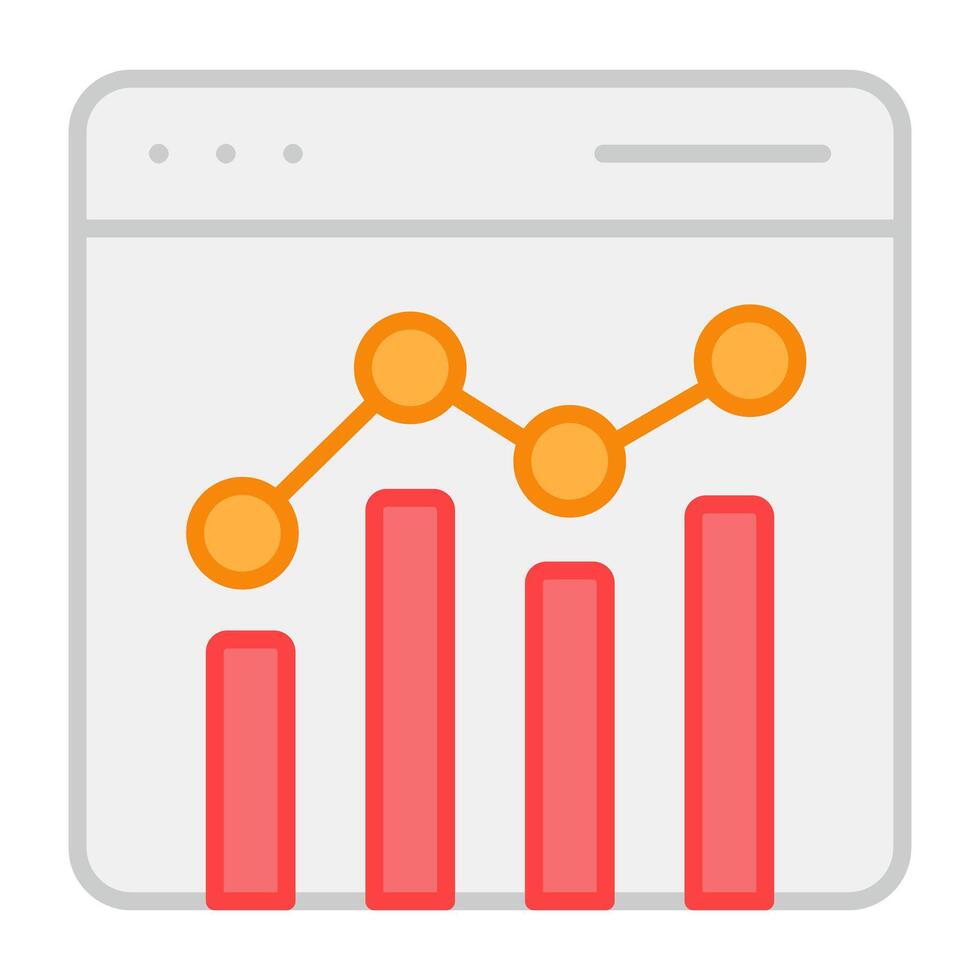 A flat design, icon of web Infographic 40205757 Vector Art at Vecteezy