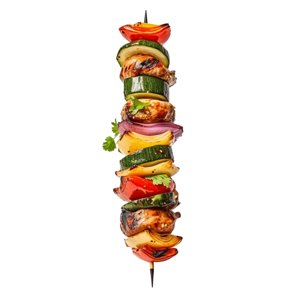 AI generated Vegetables kebab clip art 40206733 PNG