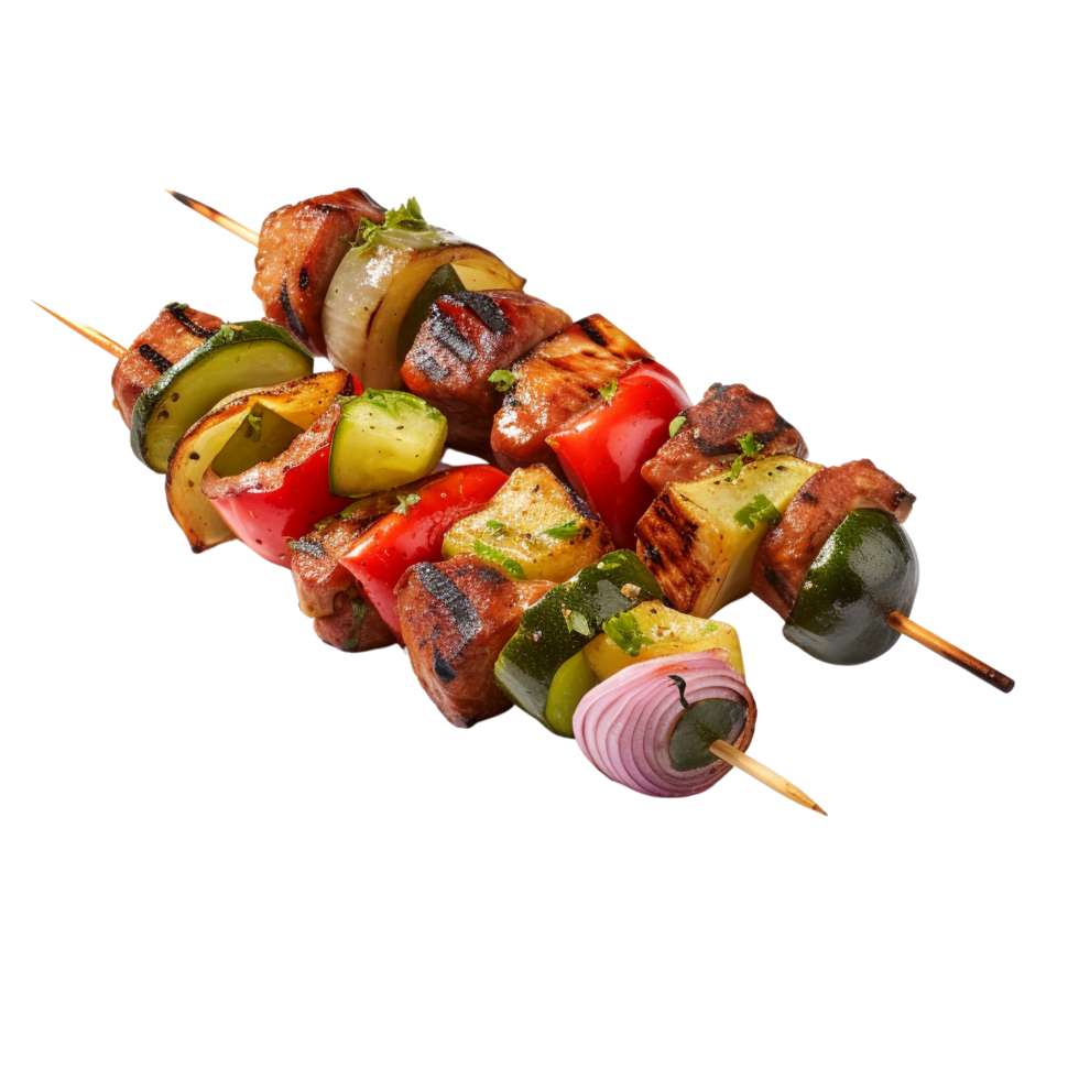 AI generated Vegetables kebab clip art 40206747 PNG