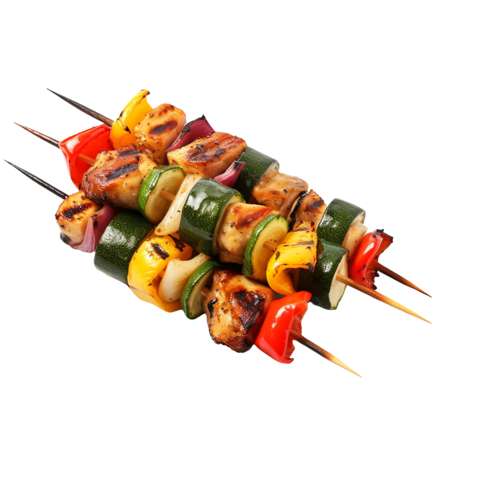AI generated Vegetables kebab clip art 40206751 PNG