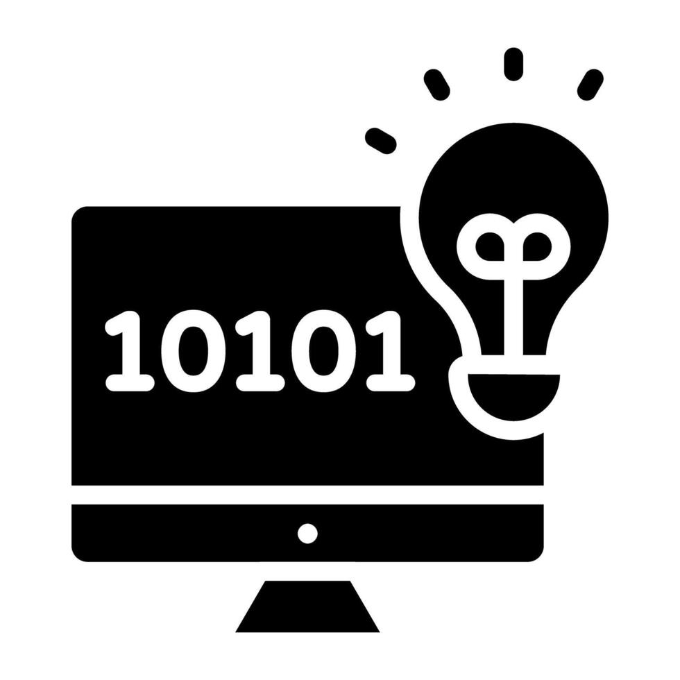 Coding idea icon in solid design 40207337 Vector Art at Vecteezy