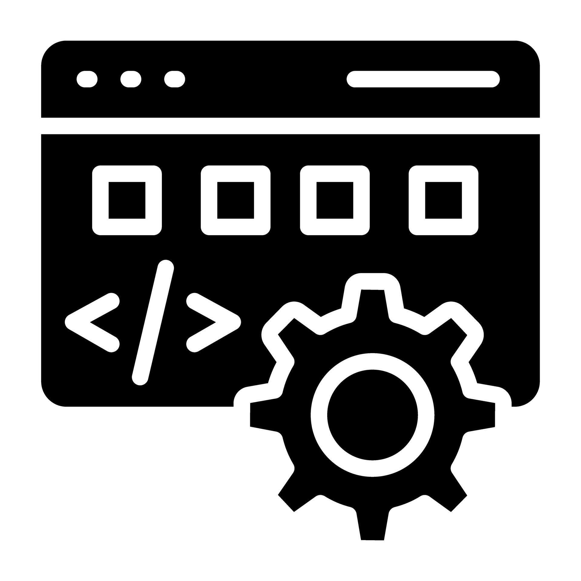 Web Coding Icon In Modern Vector Design 40208644 Vector Art At Vecteezy