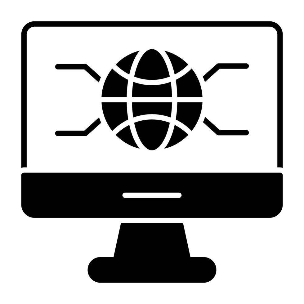 A flat design, icon online browser 40209324 Vector Art at Vecteezy