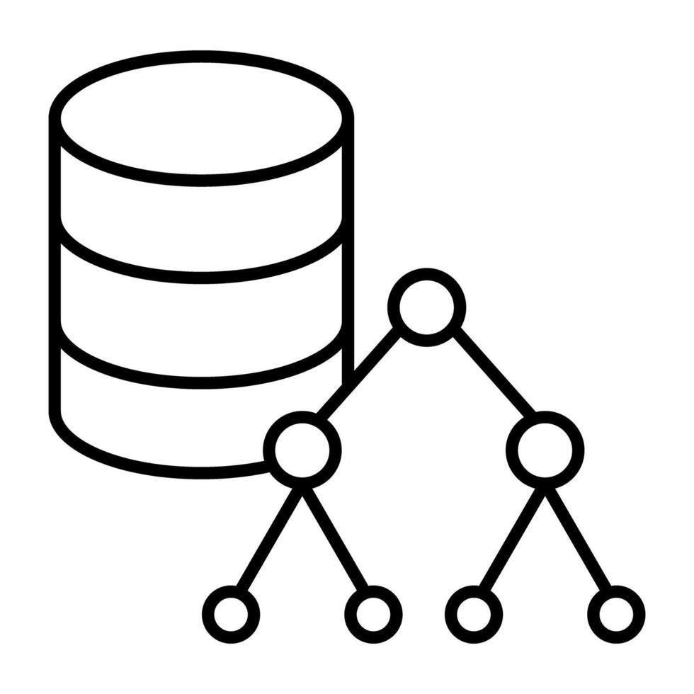 A flat design, icon of database 40209911 Vector Art at Vecteezy