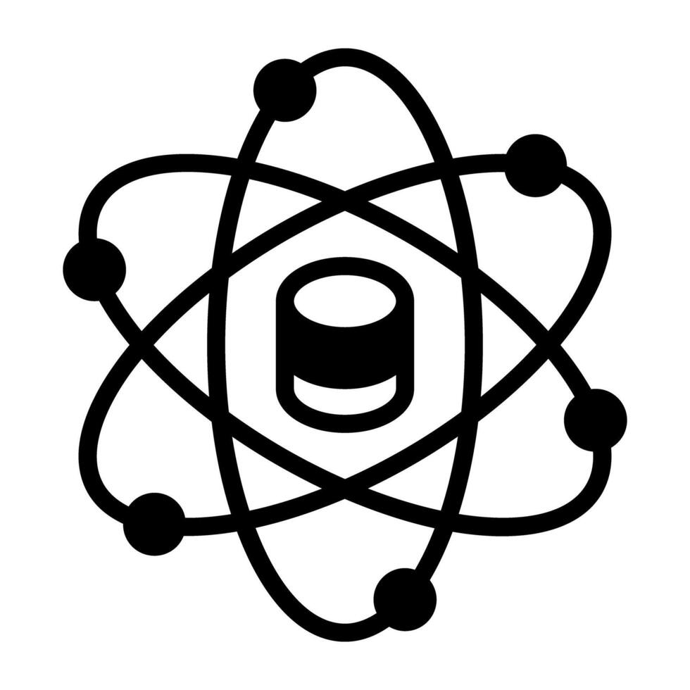 A solid design, icon of data science 40210527 Vector Art at Vecteezy
