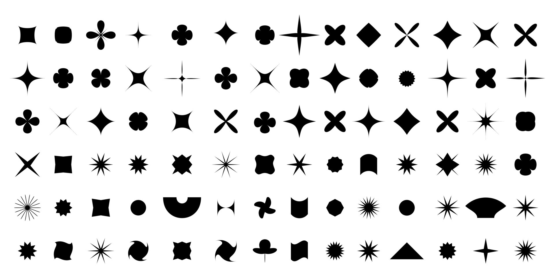 Abstract geometric vector shapes for infographics, web design and ...