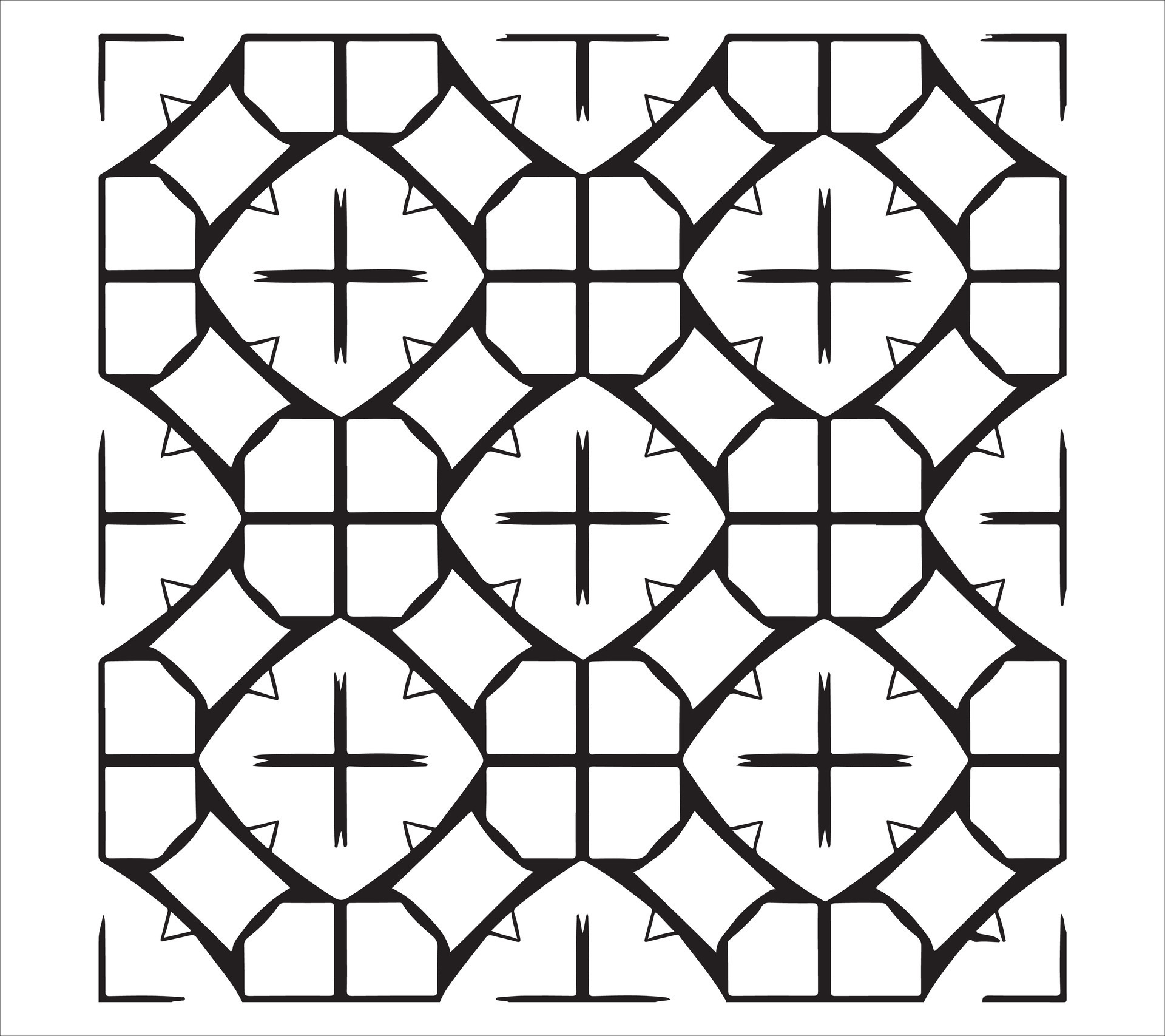 Square Grid Pattern Vector Design On White Background illustration ...